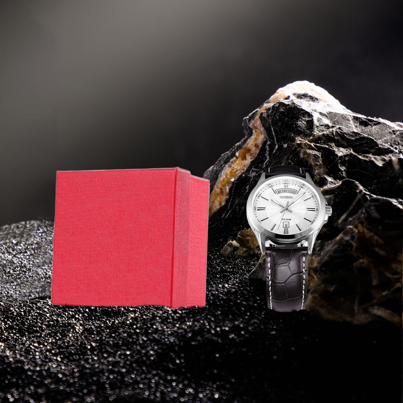 Watch Box for Men and Women,Paper Watch Display Case with Soft Pillow ...