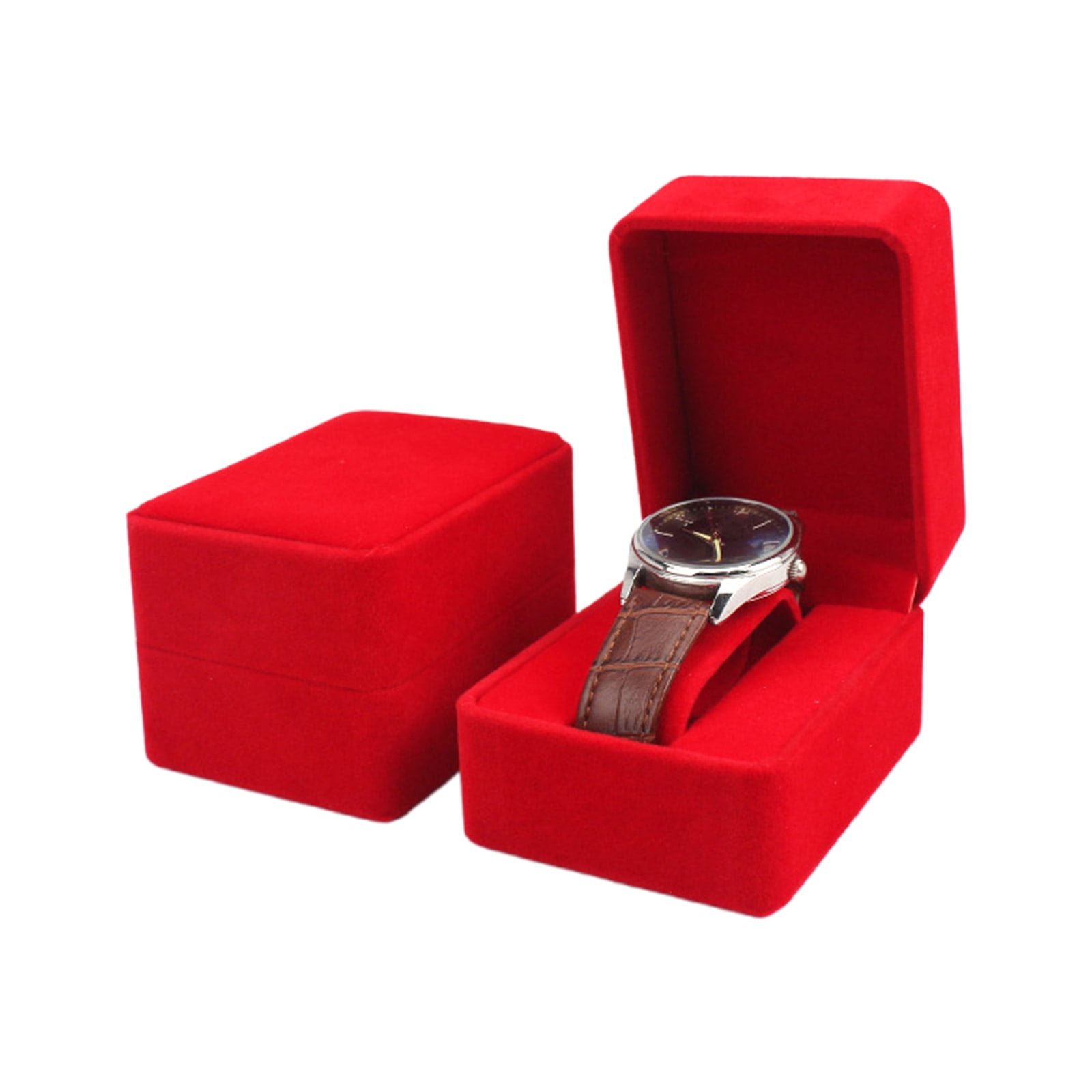 Watch Box Watch Holder Travel Cases with Velvet Interior Watch Box ...