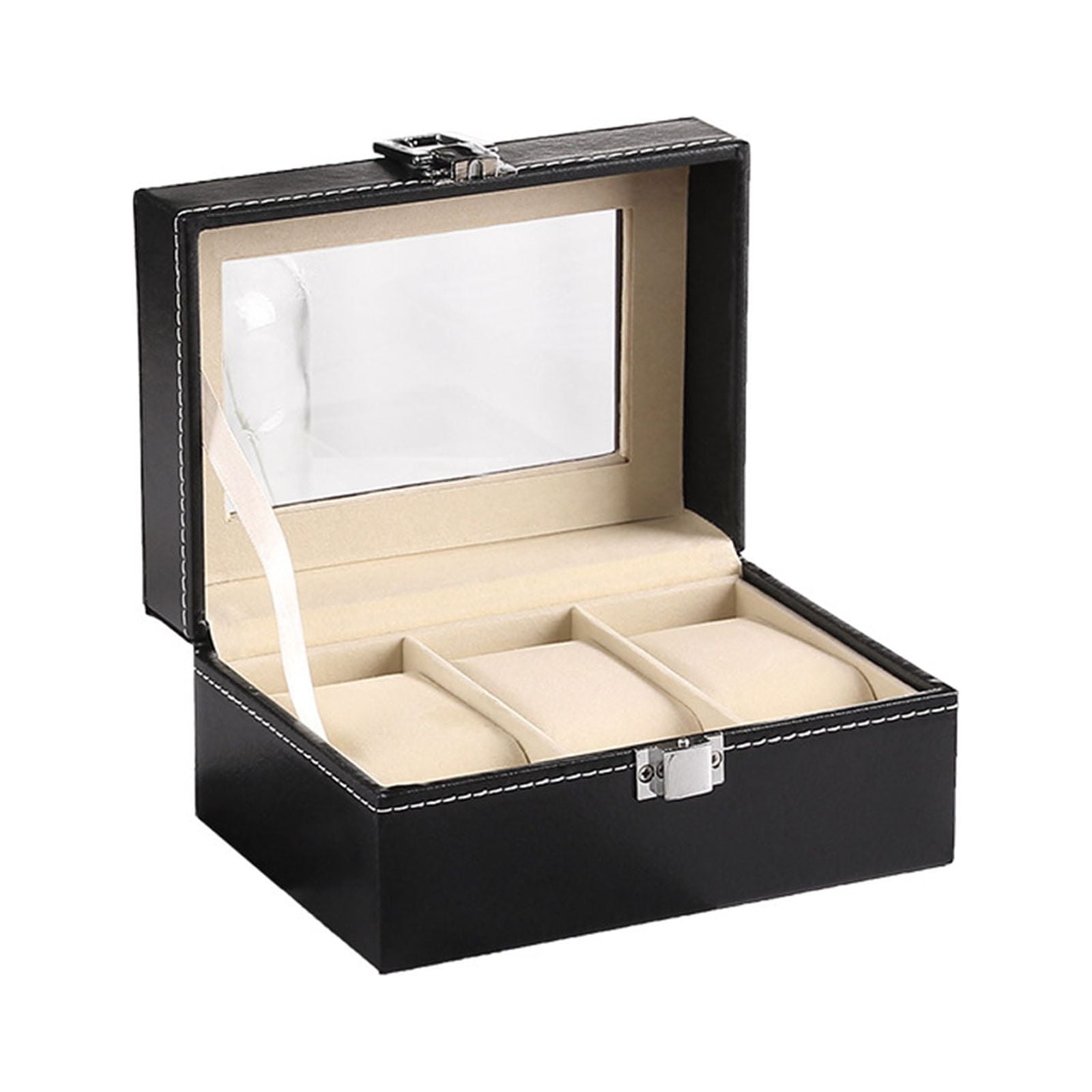 Watch Box Watch for Case Display Organizer PU Leather Watch Organizer ...