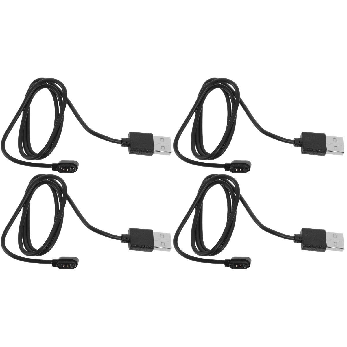 Watch Charging Cable Smartwatch Charger Magnetic 2 Pin 4 Pcs ...