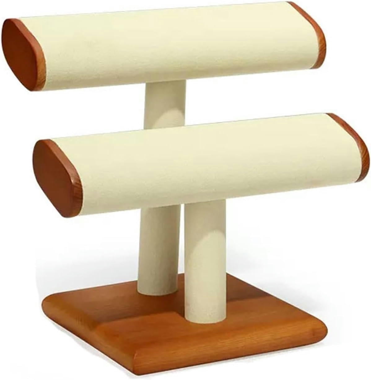 Watch Display Stand Jewelry Organizer Stand 2 Tier Jewelry Rack T Shape ...