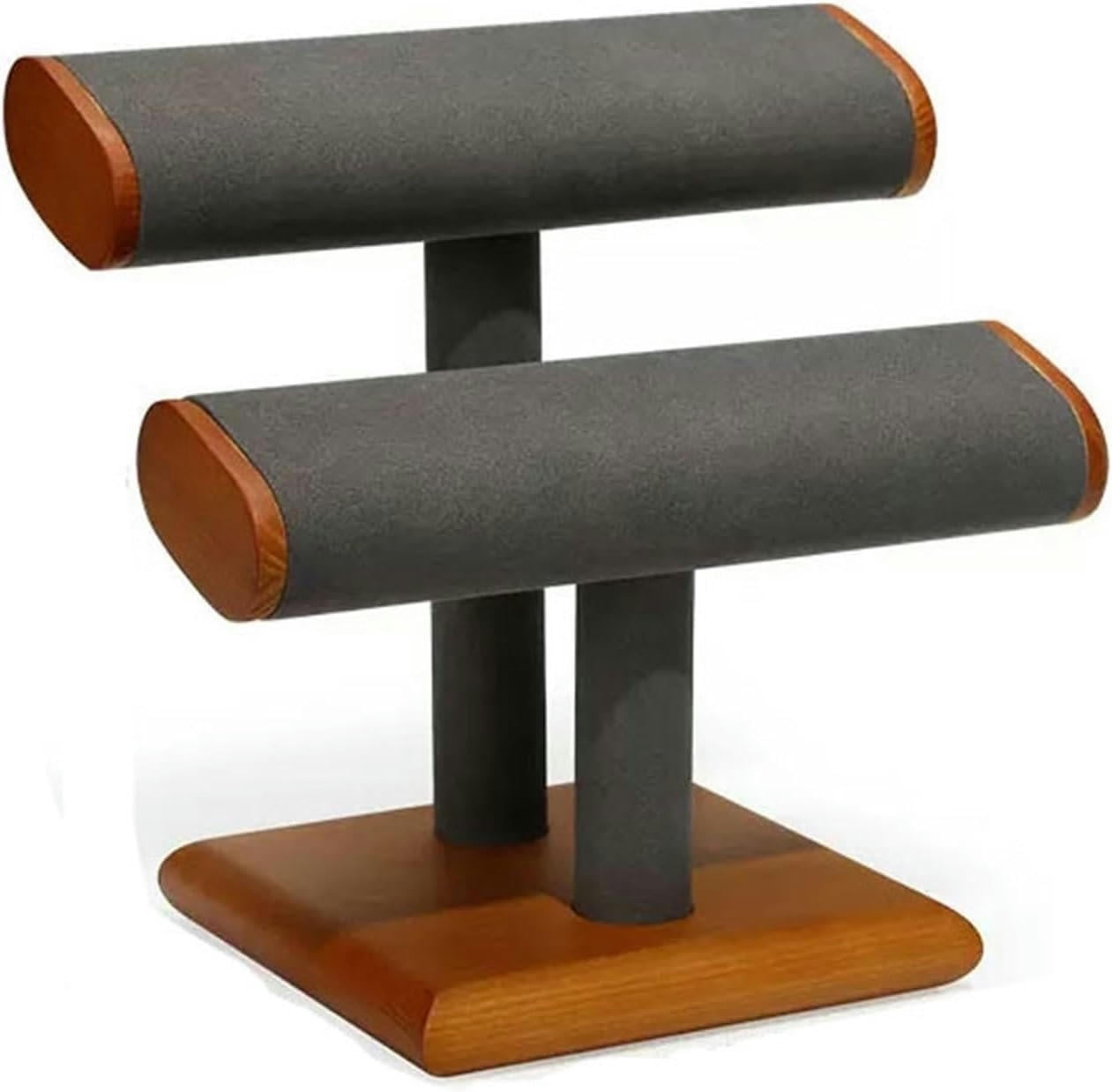 Watch Display Stand Jewelry Organizer Stand 2 Tier Jewelry Rack T Shape ...