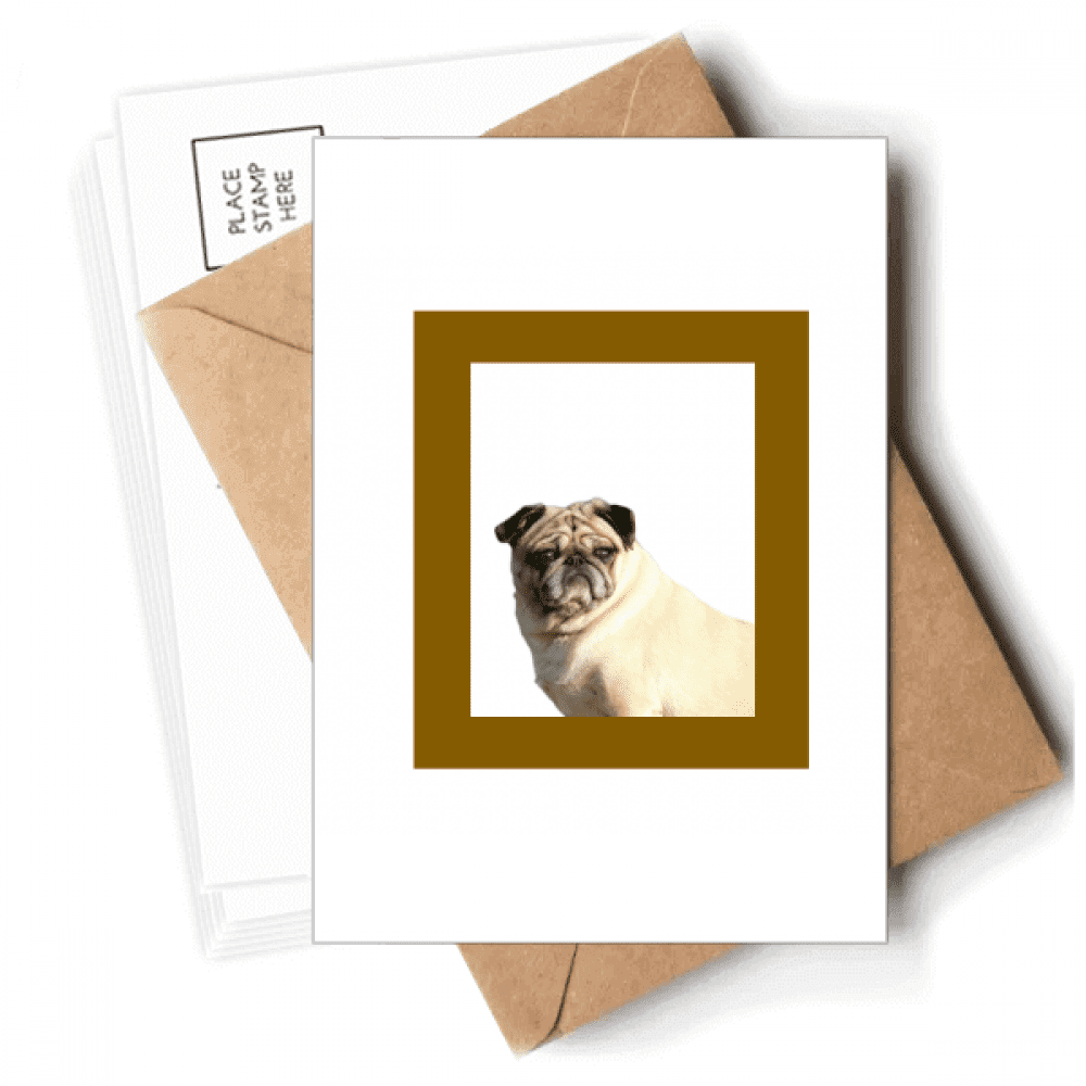 Watch Dog Pet Border Art Deco Fashion Postcards Envelopes Blank Note ...
