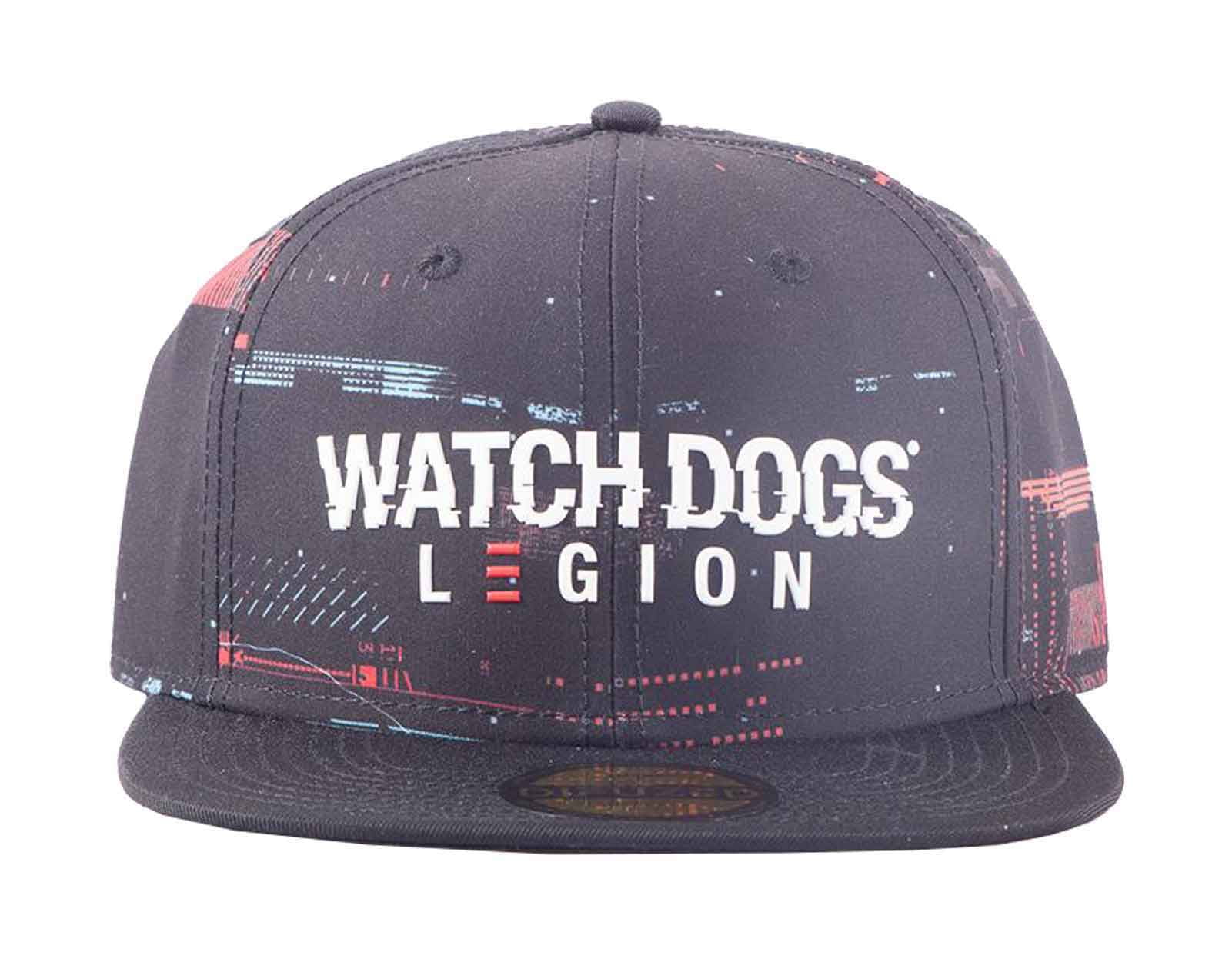 Watch Dogs Baseball Cap Legion Glitch Logo new Official Black Snapback ...