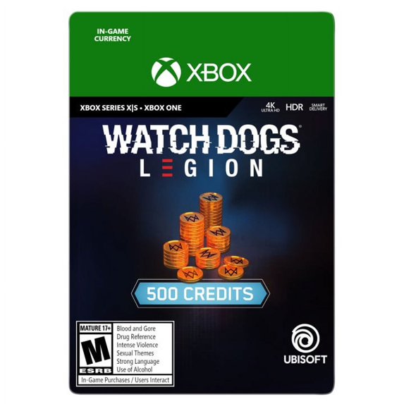 Watch Dogs: Legion Credits Pack - 500 WD Credits - XBox [Digital ...