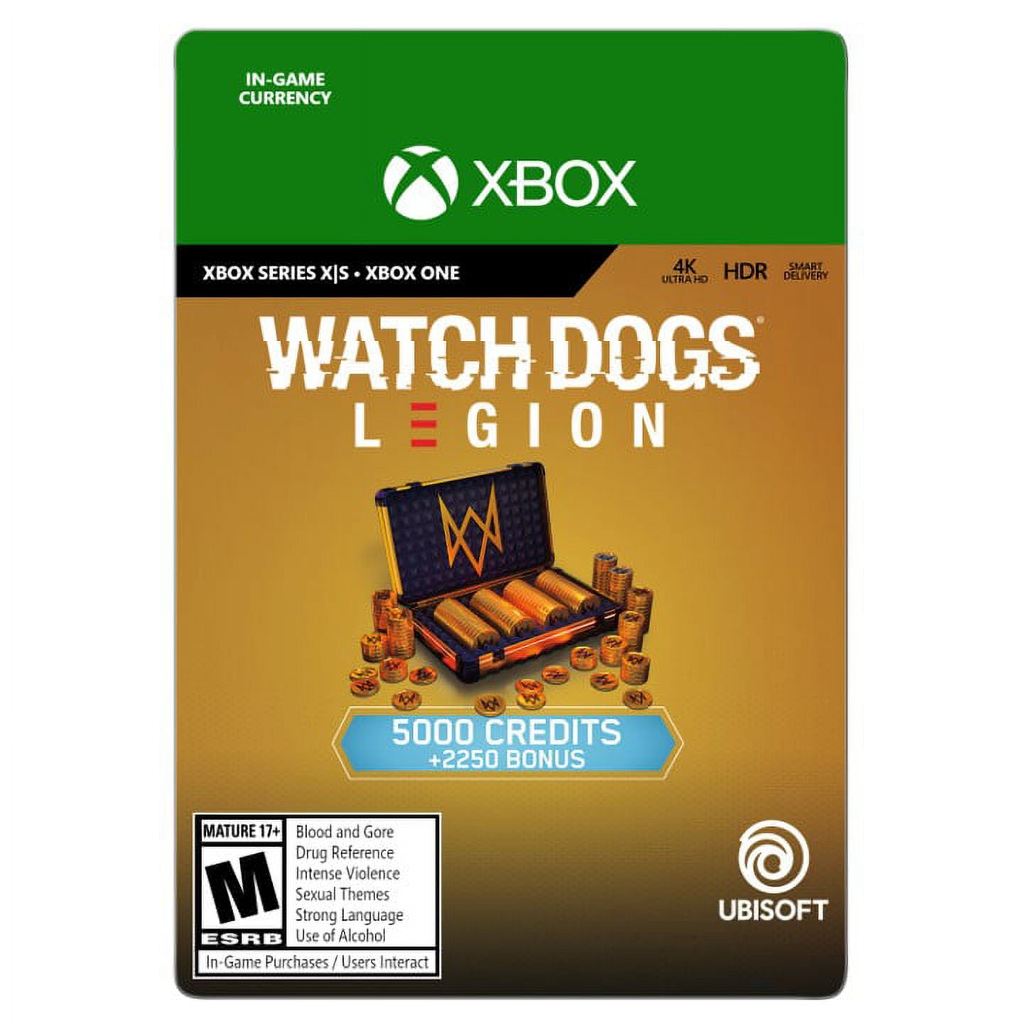Watch Dogs: Legion Credits Pack - 7,250 WD Credits - XBox [Digital ...