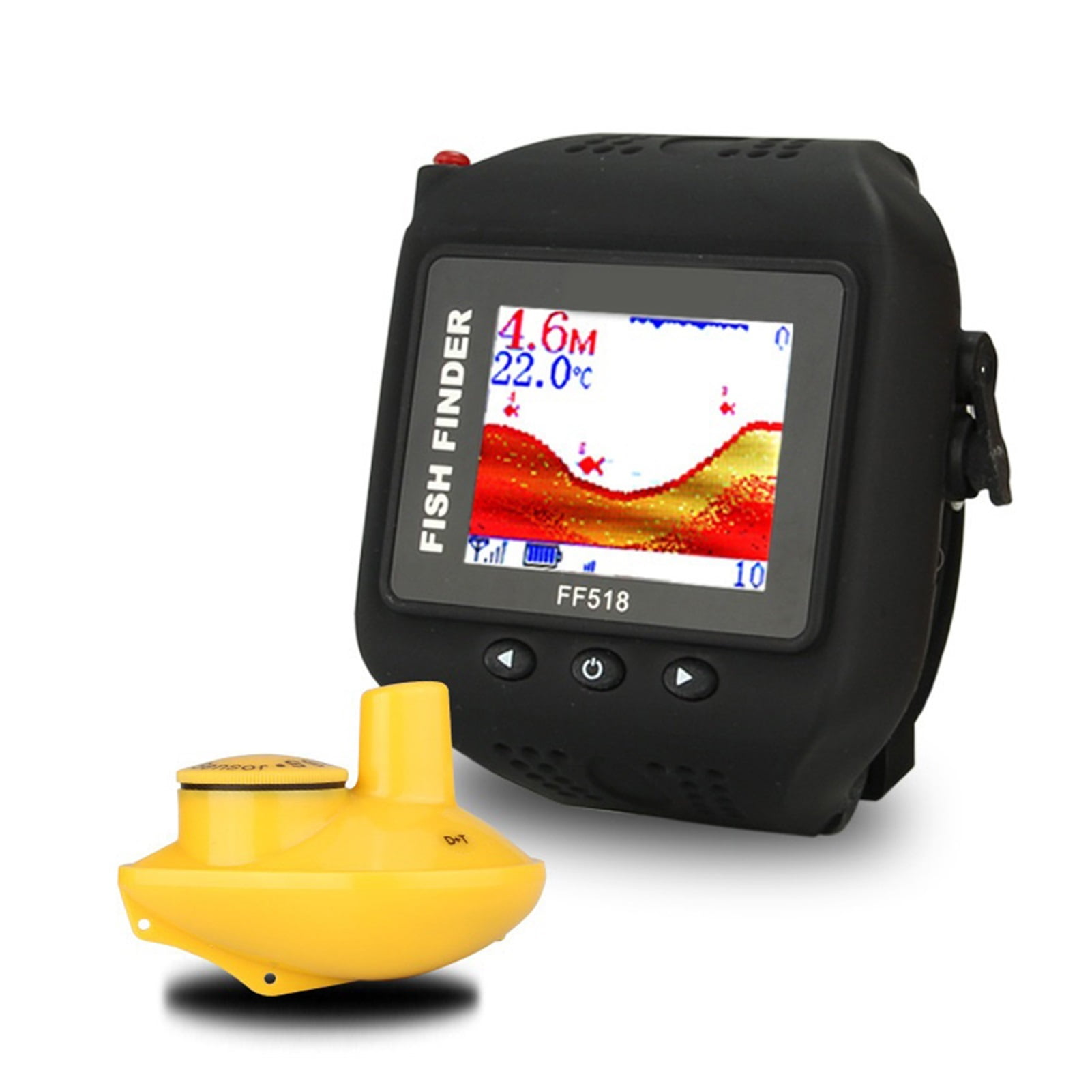 Watch Fish Finder Fishing Detector Wireless Sonar Visual HD Fishing ...