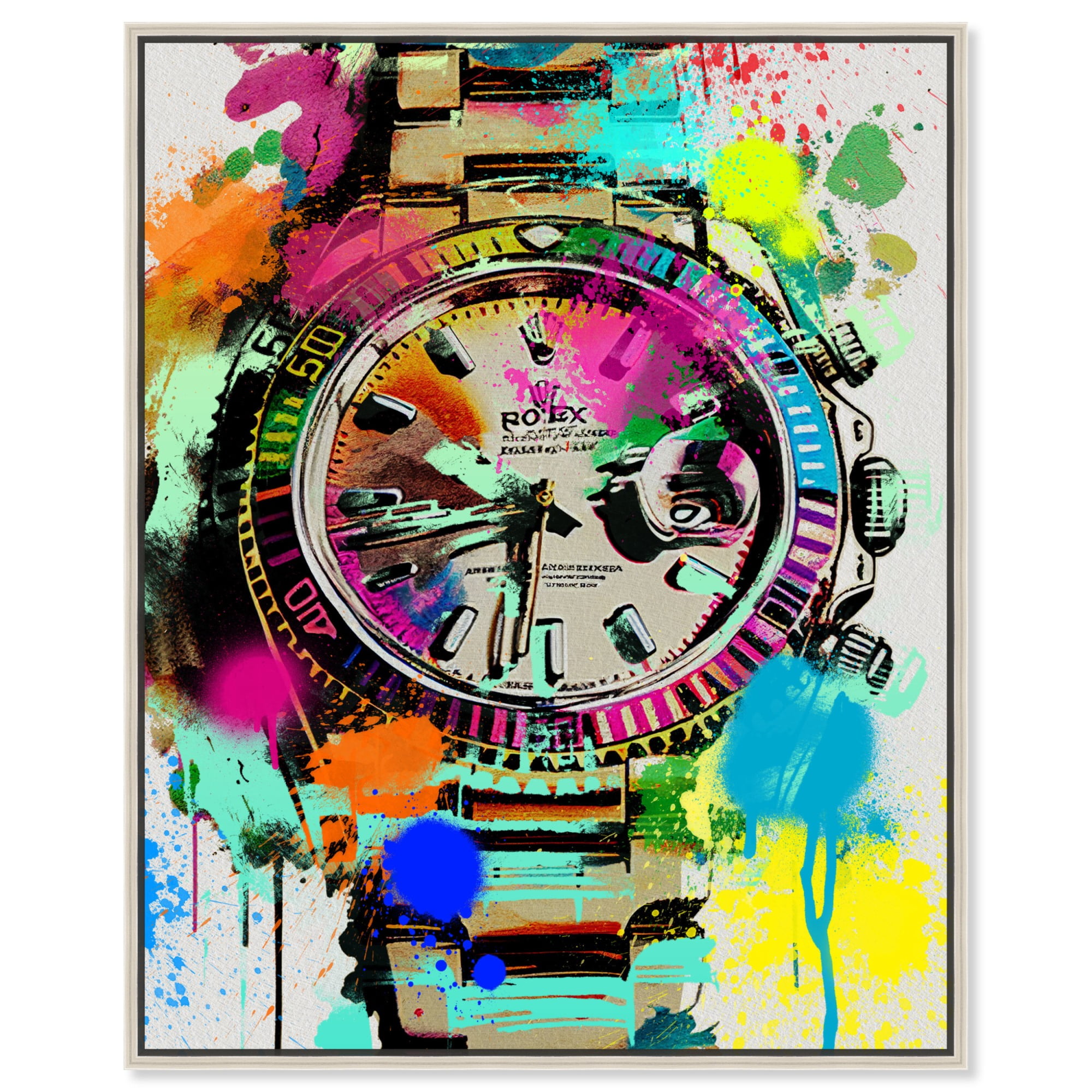 Watch For Winners Canvas Graffiti Inspired Wall Art By Notoriart ...