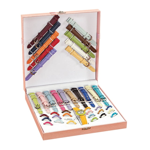 Deluxe Holiday Watch Gift Set - 42 Pieces, Mix & Match, 21 Colors, PU ...