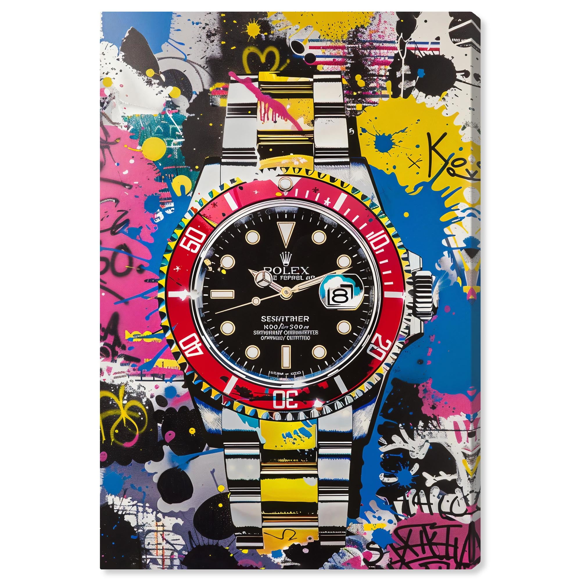 Watch Graffiti Canvas Urban Graffiti Wall Art by Notoriart, Gallery ...