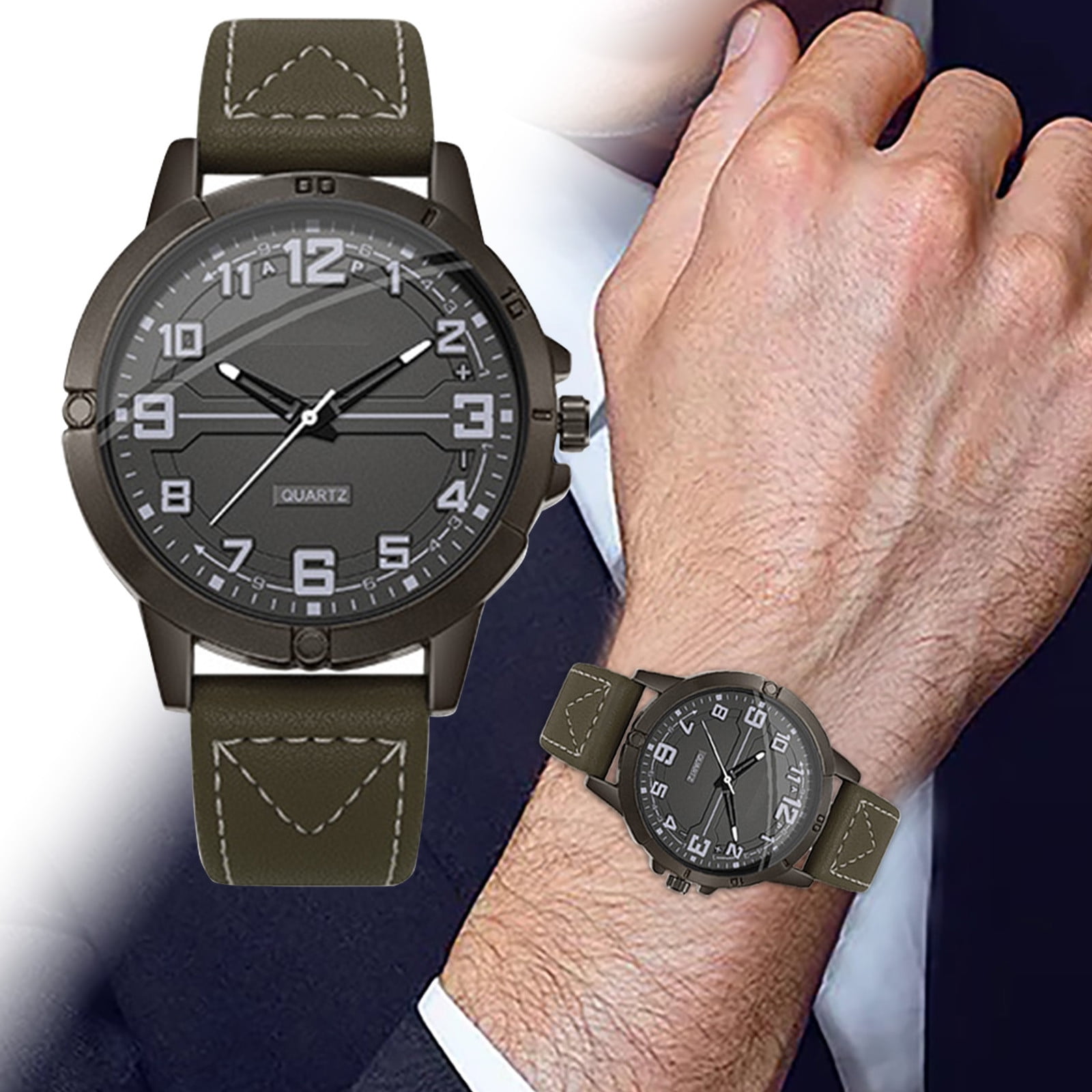 Watch Hand Watch with A Second Hand Watch for Elderly Women Digital ...