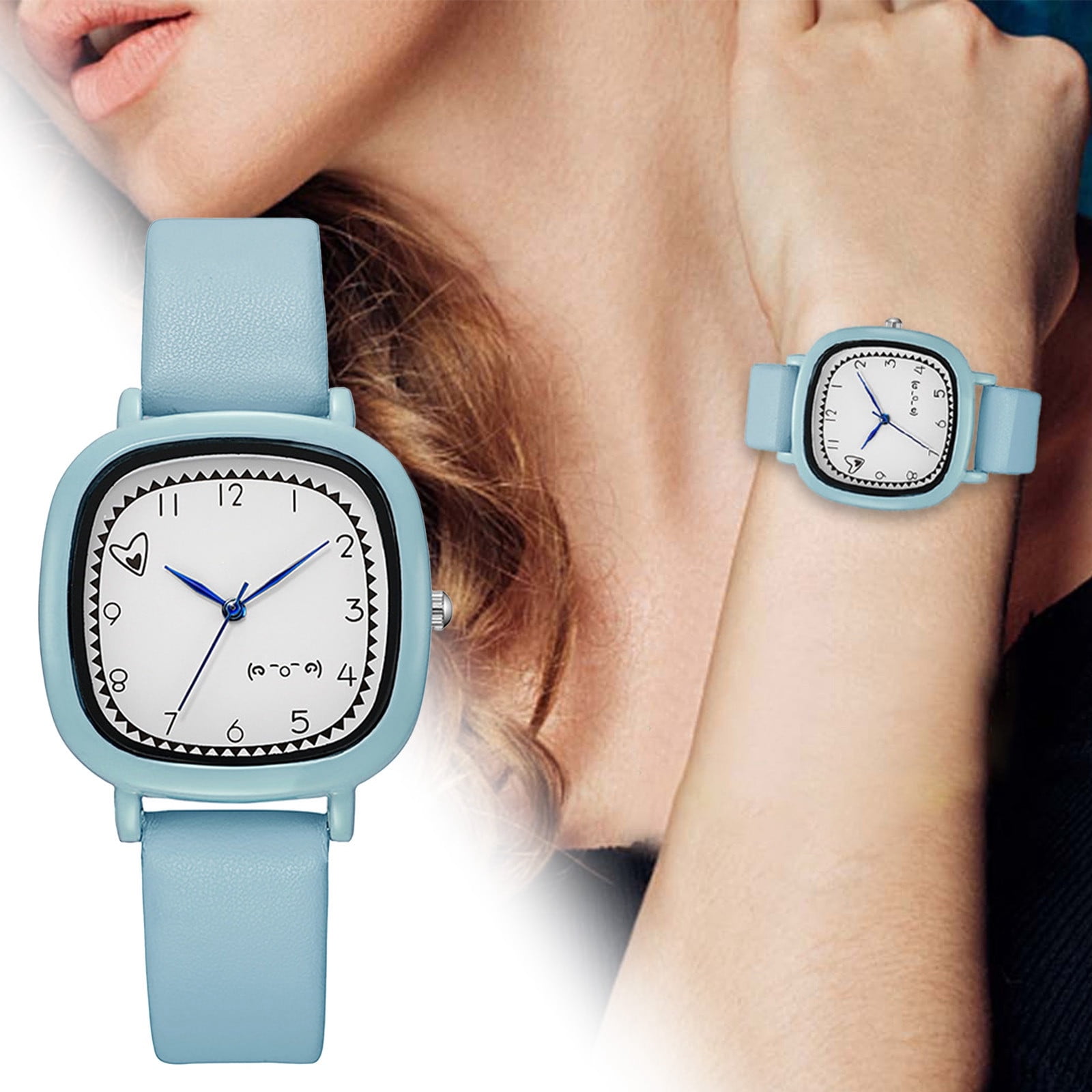 Watch for Kids Leisure Student Watch Cute Square Watch Novel Dial ...
