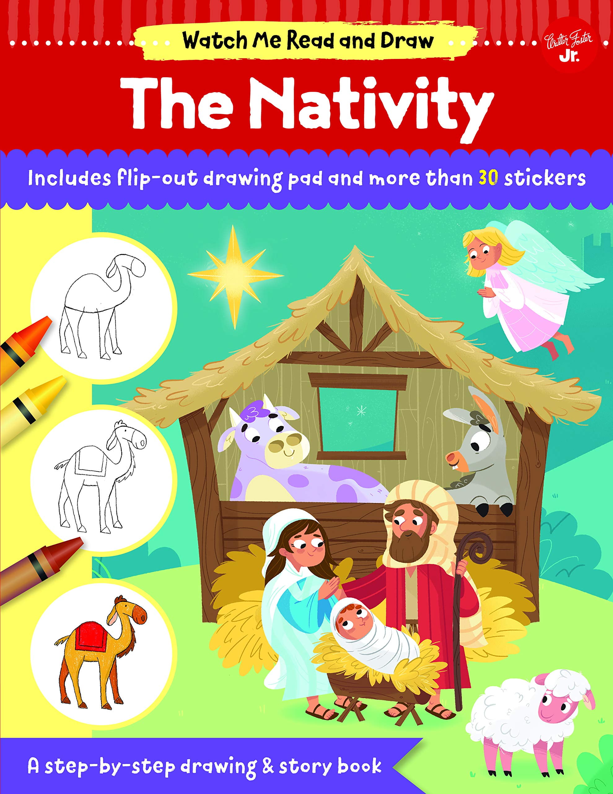 Watch Me Read and Draw: The Nativity - Walmart.com