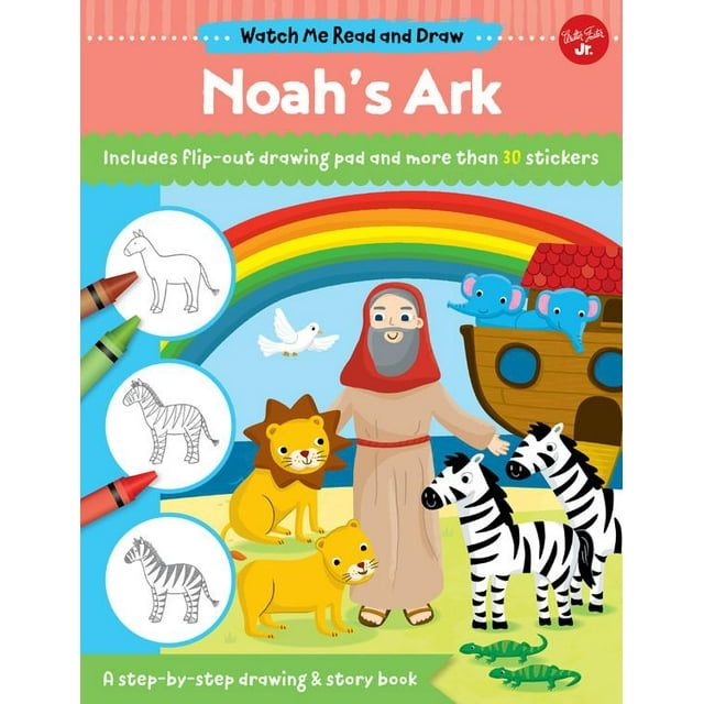 Watch Me Read and Draw: Watch Me Read and Draw: Noah's Ark : A step-by ...