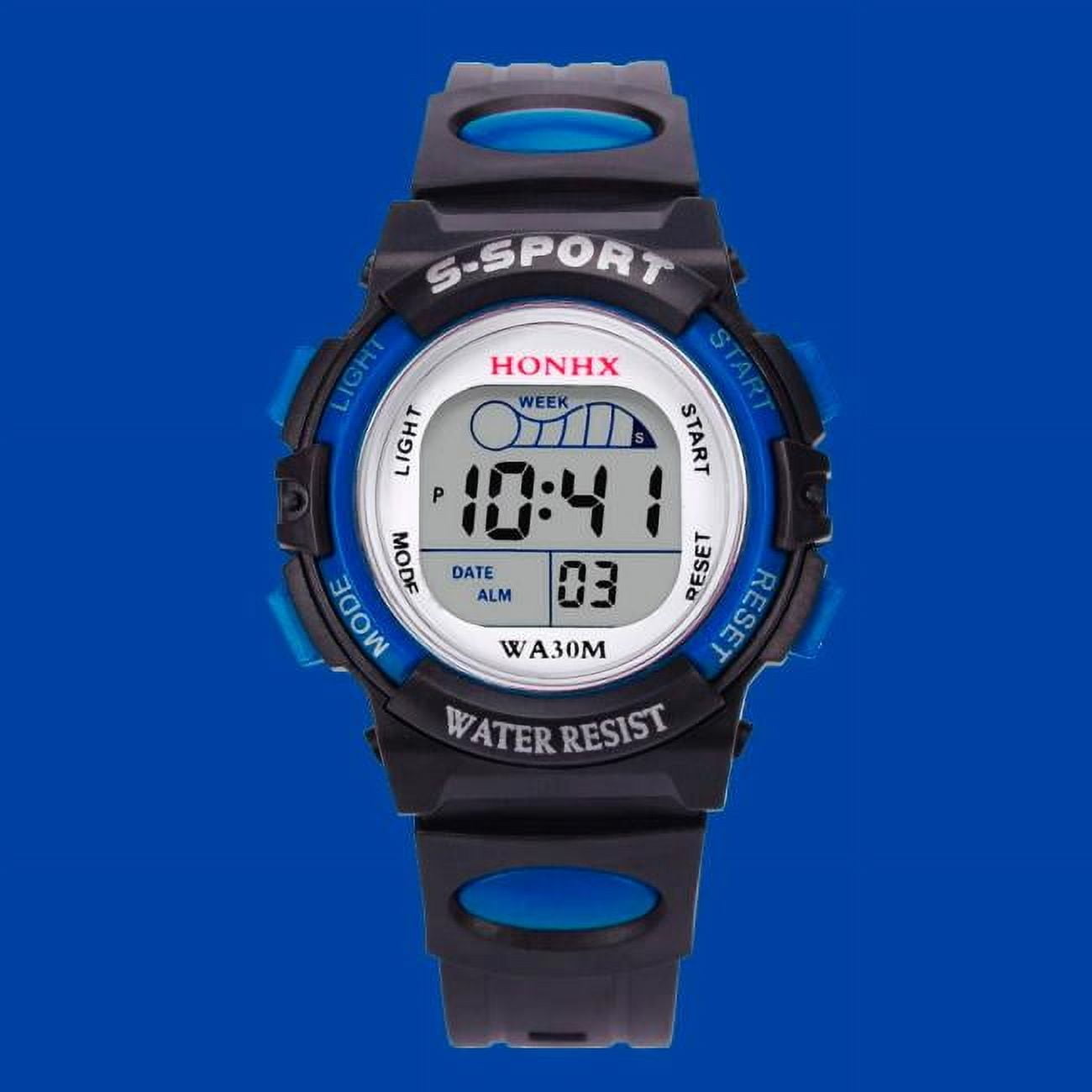 Watch, Mens Digital Watch Minimalist Sports Outdoor LED Screen Large ...
