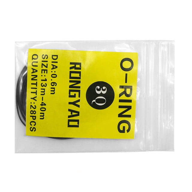 Watch Movement O-shaped Ring, Replacement Part Wheel Rubber Ring Black ...