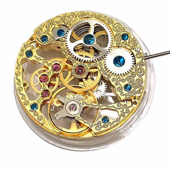 Watch Movement with Hollow Skeleton Display for 6497 ST3600 Watch ...