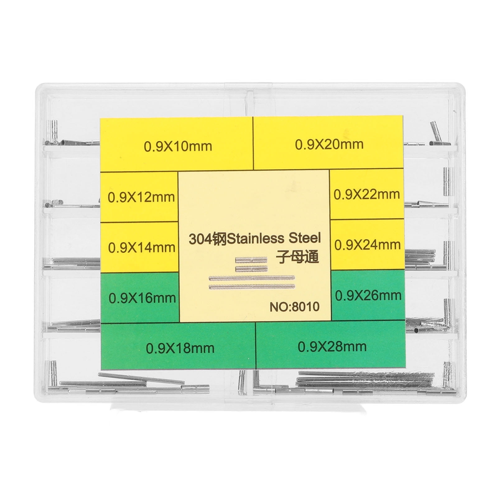 Watch Notched Tubes And Pins Set Watch Band Strap Tube Pin Assortment ...