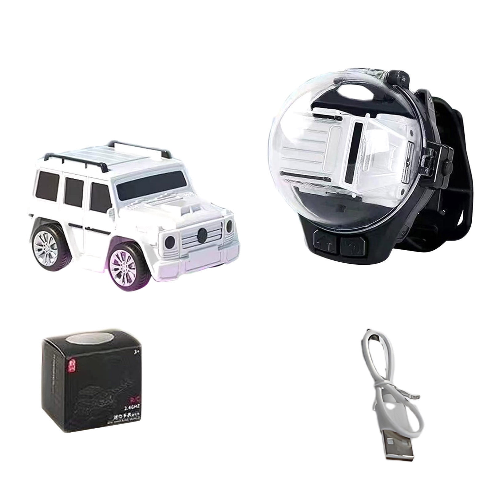 Watch Remote Control Car Toy, Mini Cartoon Remote Control Car Watch ...