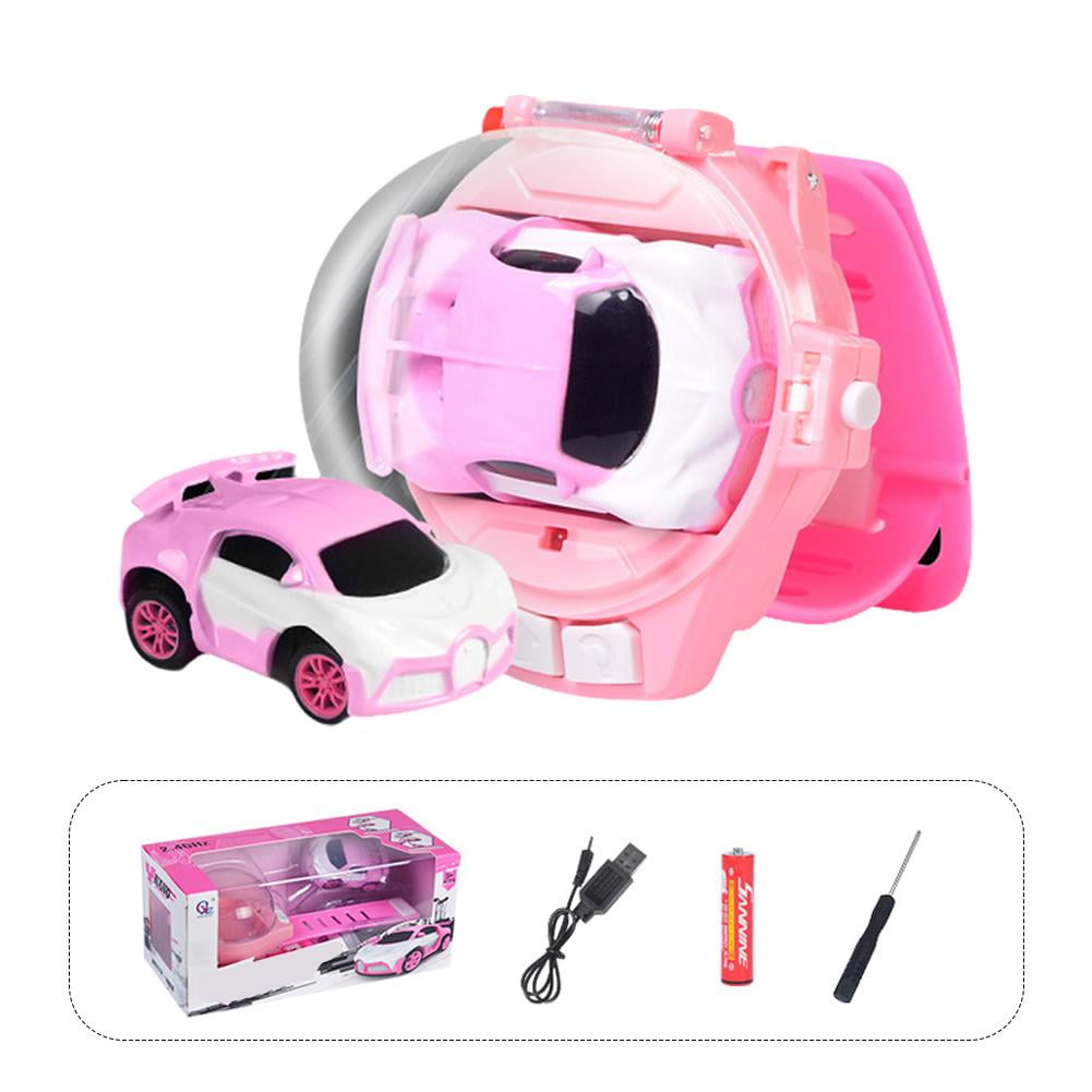 Watch Remote Control Toy Set - Mini Racing Car Playset with Charging ...