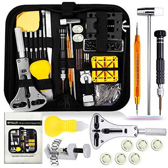 Watch Repair Kit, Watch Case Opener Spring Bar Tools, Watch Battery ...