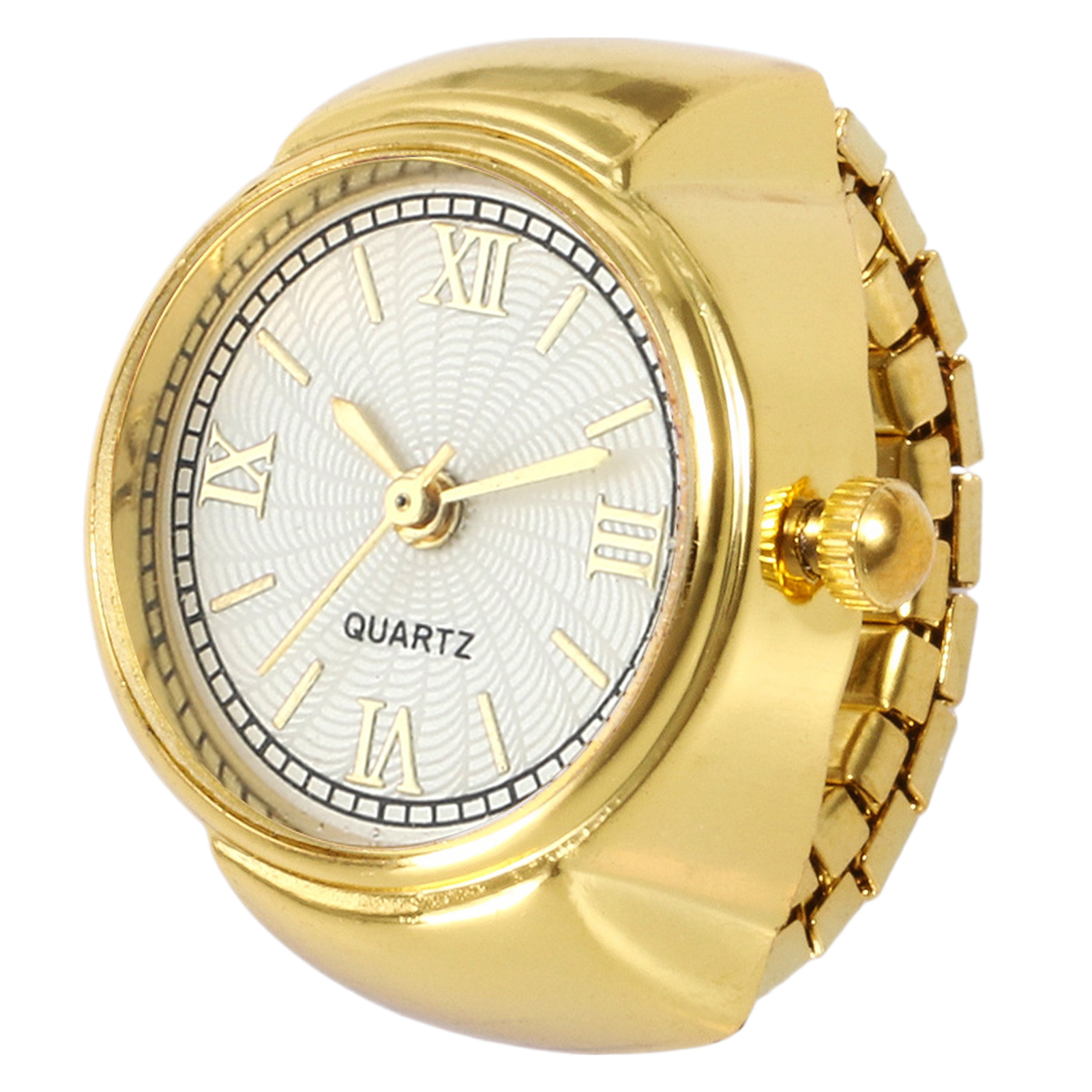 Watch Ring,Round Finger Watch,Small Men Women Creative Watches, Fashion ...