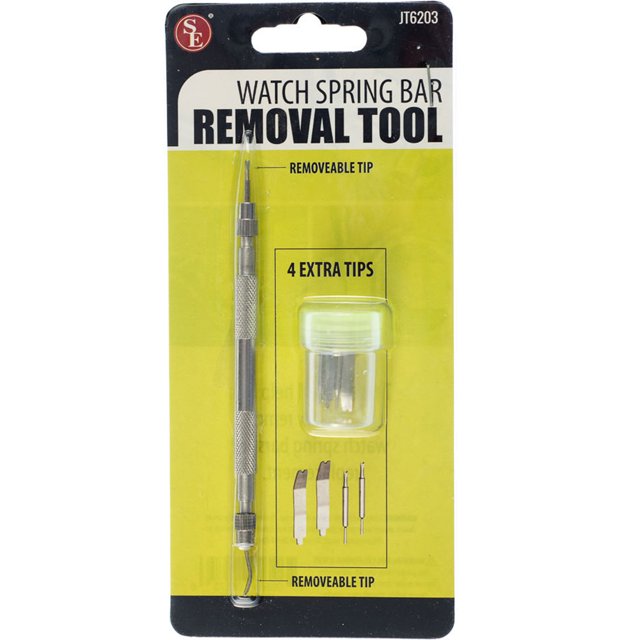 Watch Spring Bar Tool with Replaceable Tips (4 Extra Pins) - Walmart.com