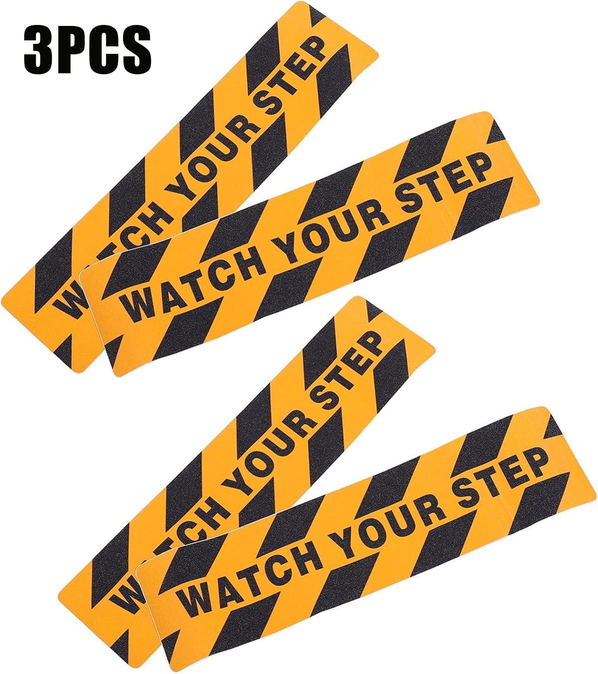 Watch Your Step Floor Tape, GIXUSIL Anti Slip Warning Sign Sticker ...