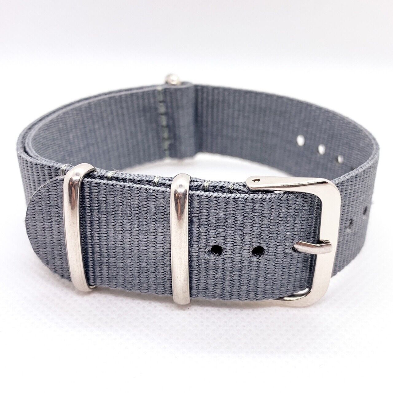 Watch Strap Nylon One Piece Band Military Army Diver 18mm 20mm 22mm MOD ...