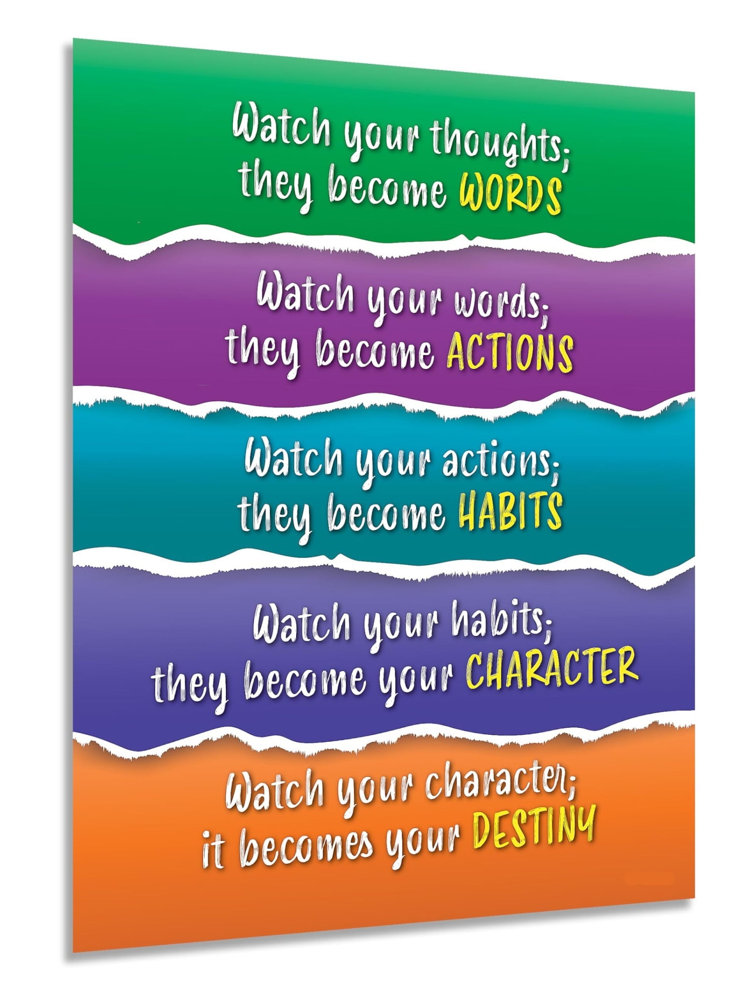 Watch Your Thoughts for They Become Words Poster Bullying, Respect ...
