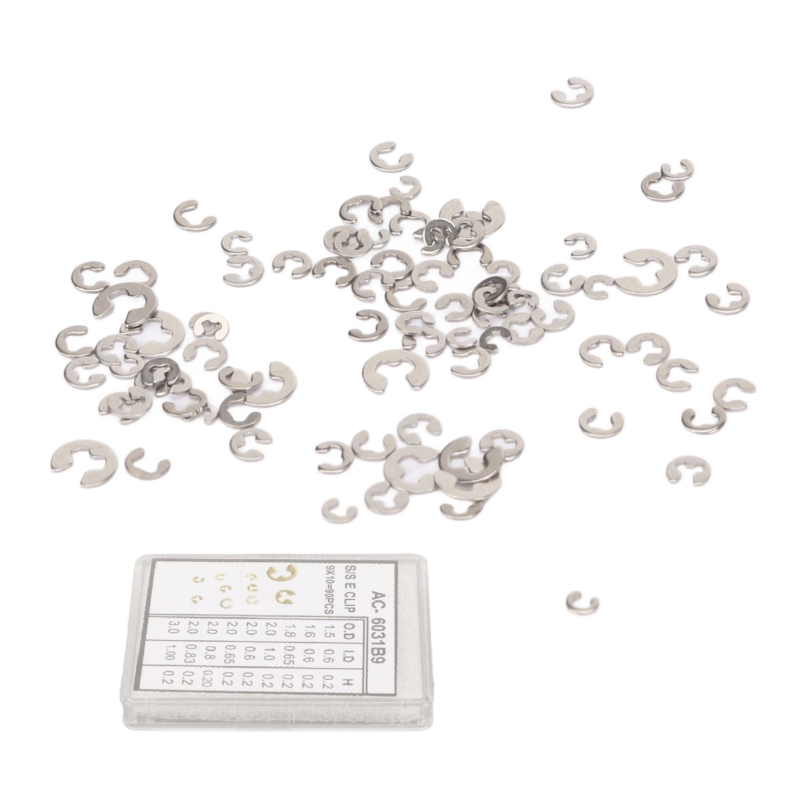 Watch Washer Clip Assorted Kit Different Sizes E Clip Assortment Set ...