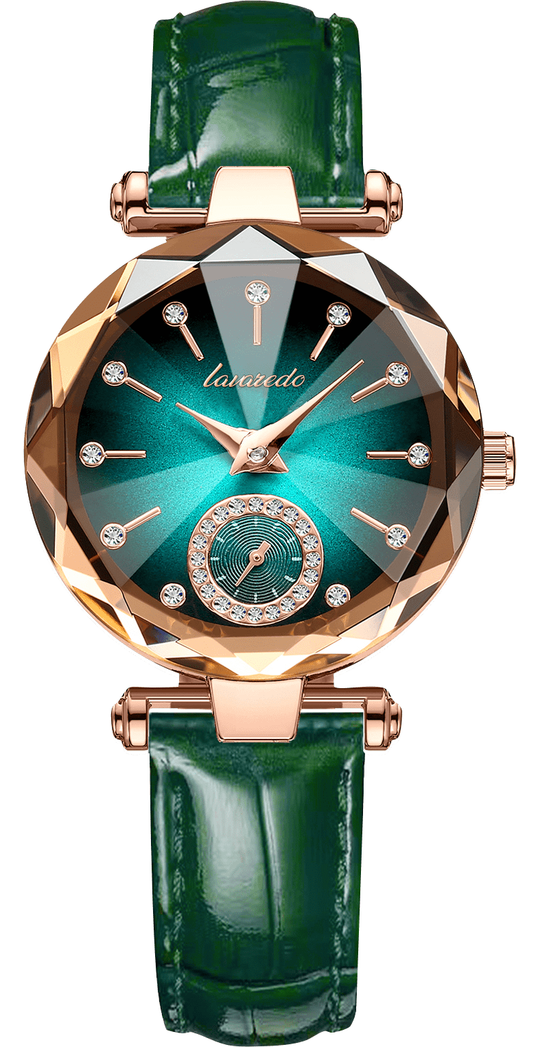 Watch for Women Round Quartz Waterproof Wristwatches Luxury Jewelry ...