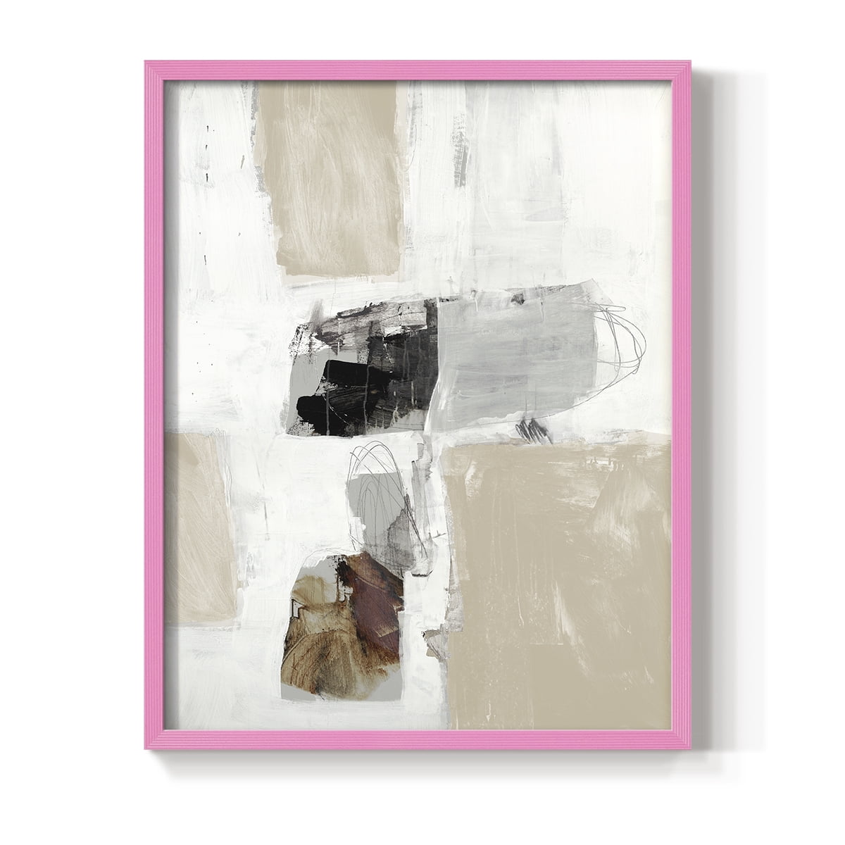 Watch from the Window III V30 Framed Print in Pink Solid Wood 8 x 10 ...