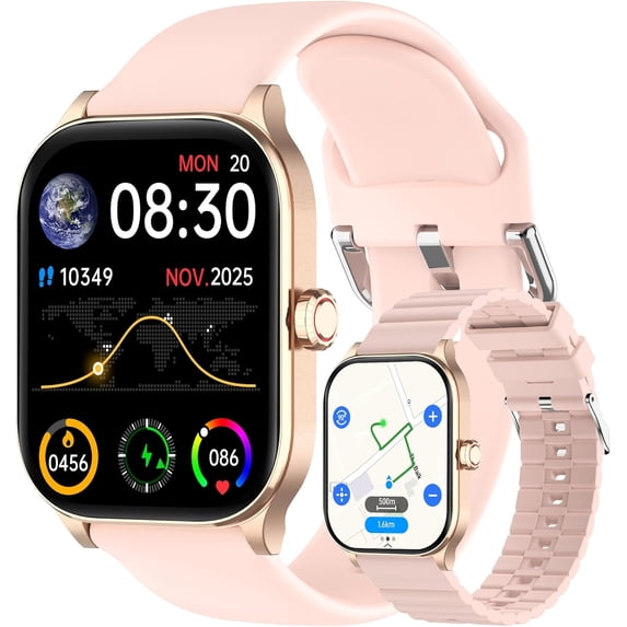 Watch with Built-in GPS and Offline Maps, 1.96" Display, Answer/Make ...