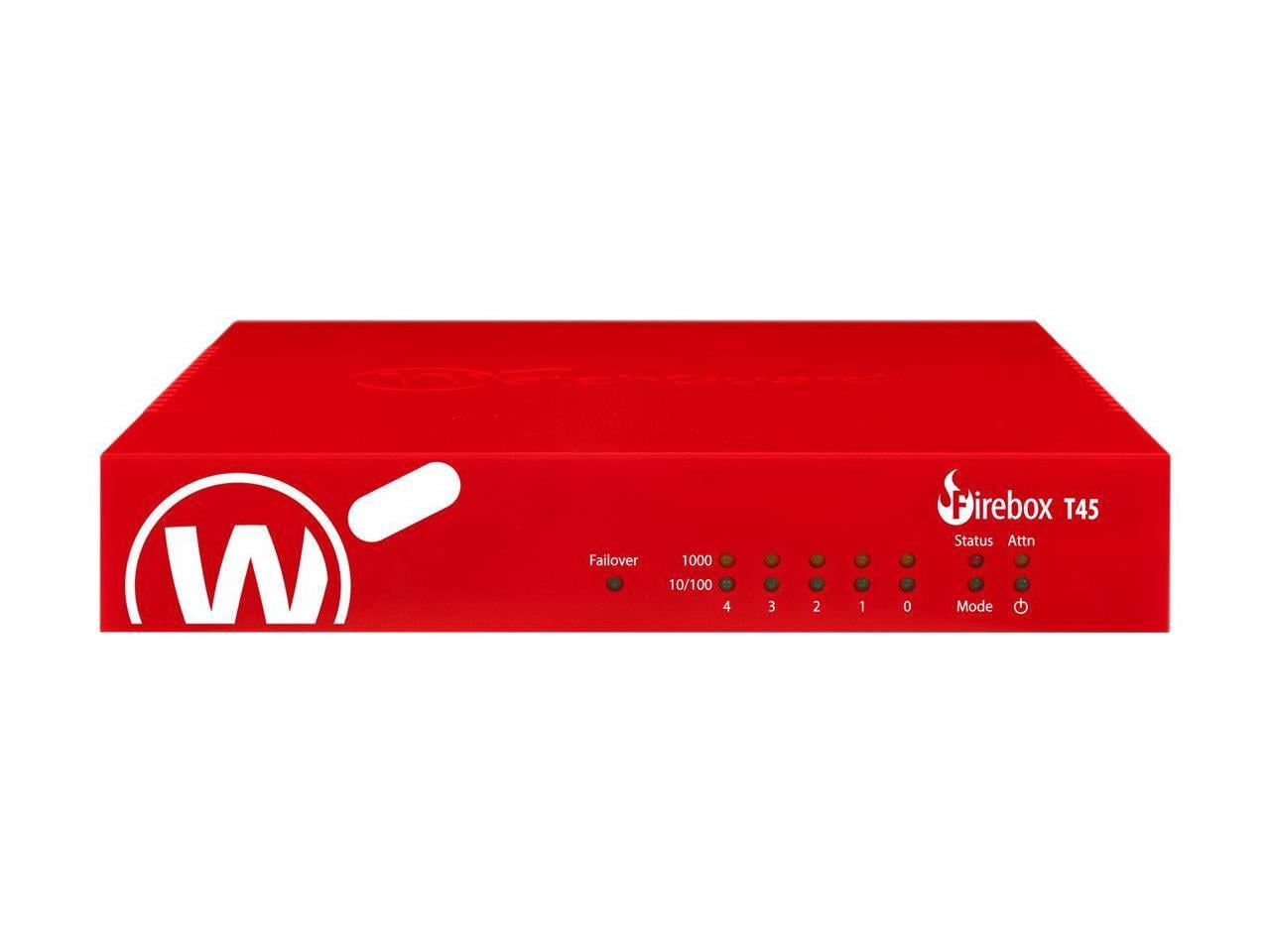 WatchGuard Firebox T45-W-PoE Network Security/Firewall Appliance ...