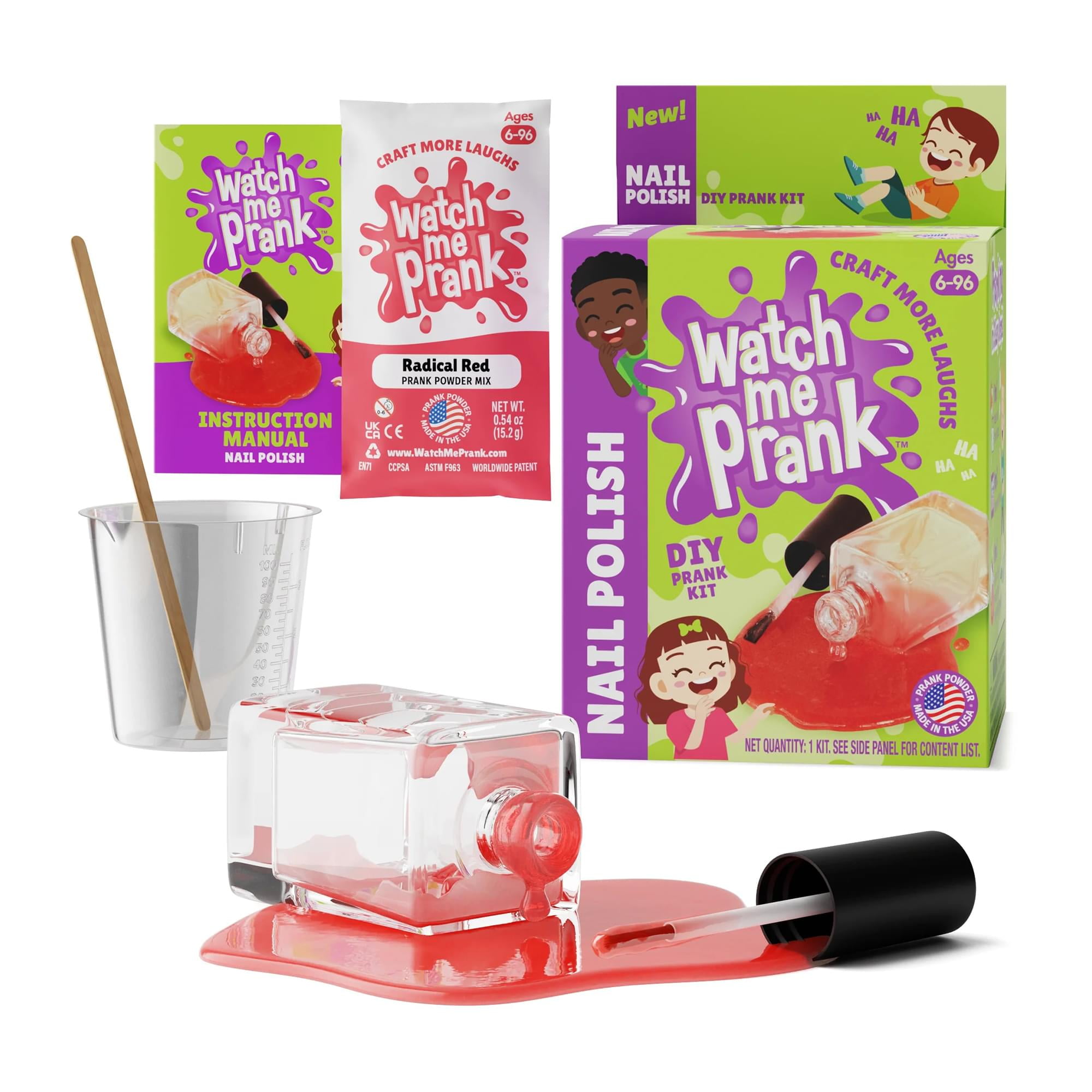 WatchMePrank DIY Prank Kit | Nail Polish - Walmart.com