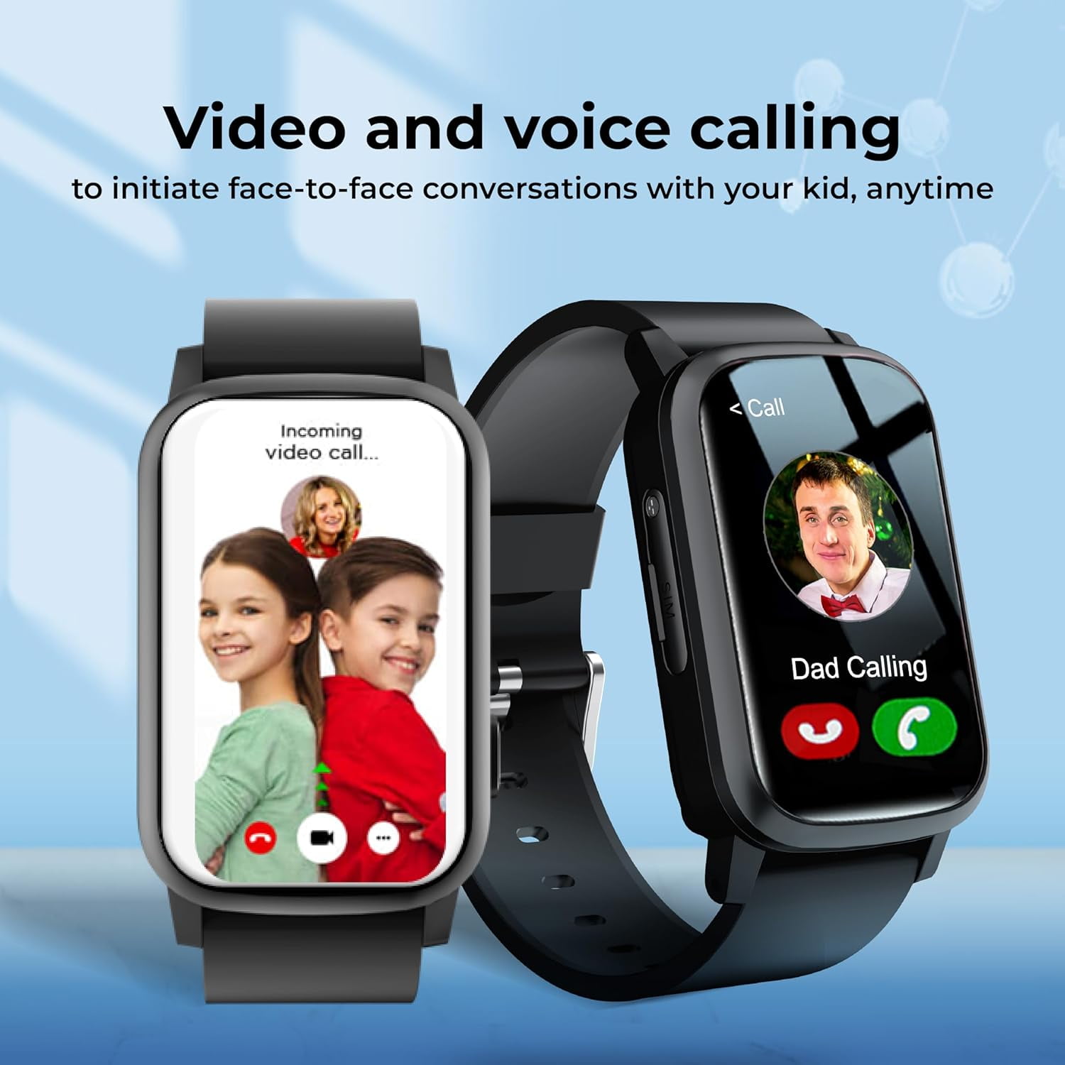 WatchOut Elegant Kids Smartwatch with 4G Video Call, GPS Tracking and ...