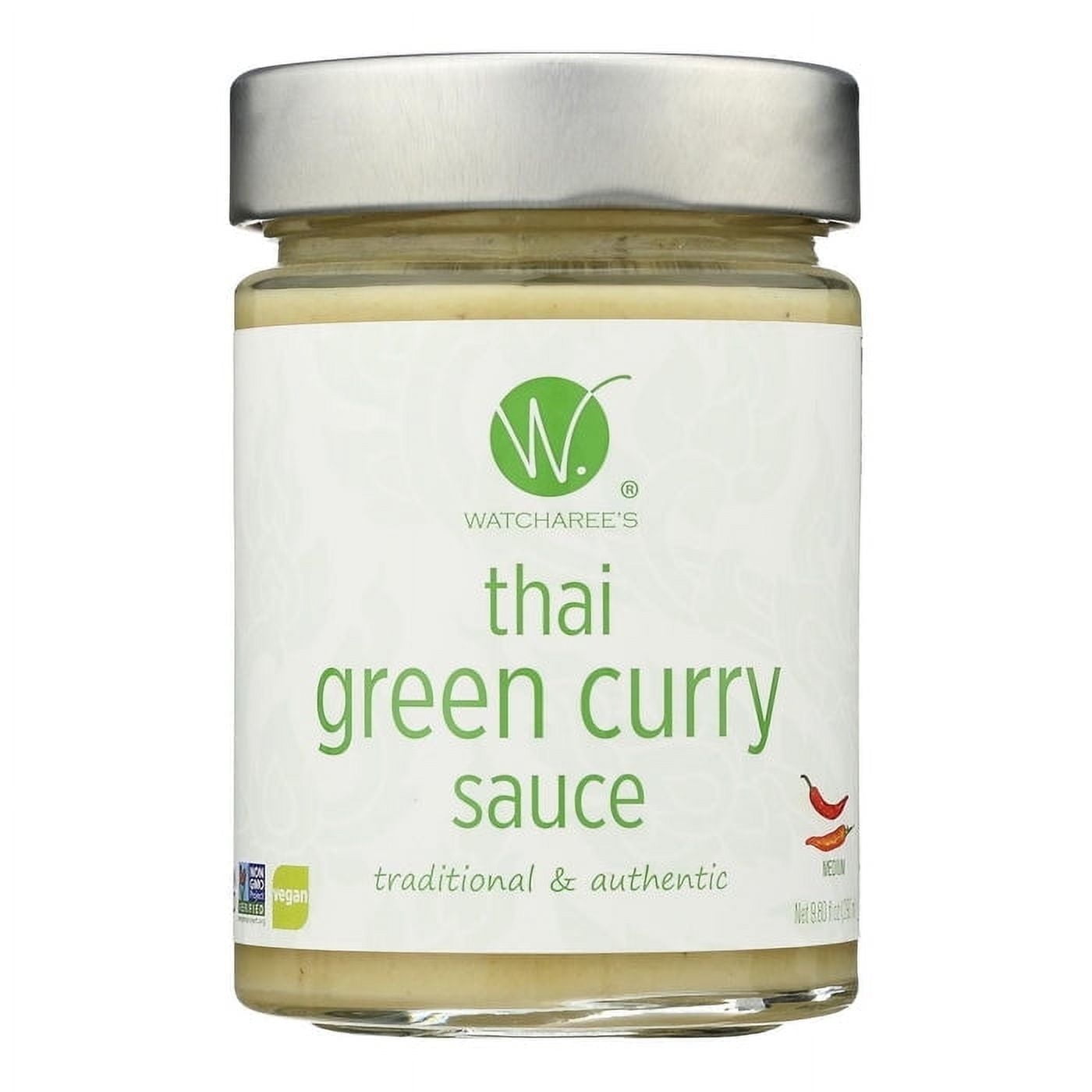 Watcharee's Thai Green Curry Sauce -Traditional & Authentic - 9.8 oz - Walmart.com