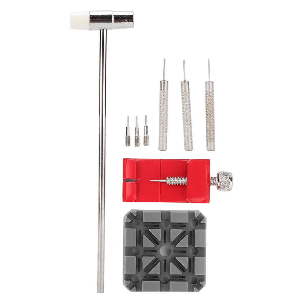 Watchband Remover Hammer & Link Pin Tool Kit - Walmart.com