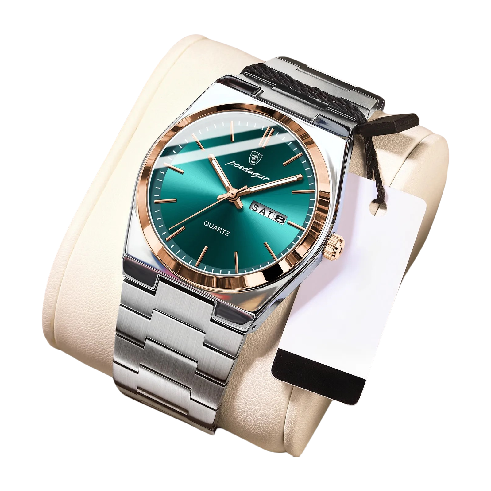 Watches for Men Business Dress Quartz Men's Stainless Steel Chronograph ...