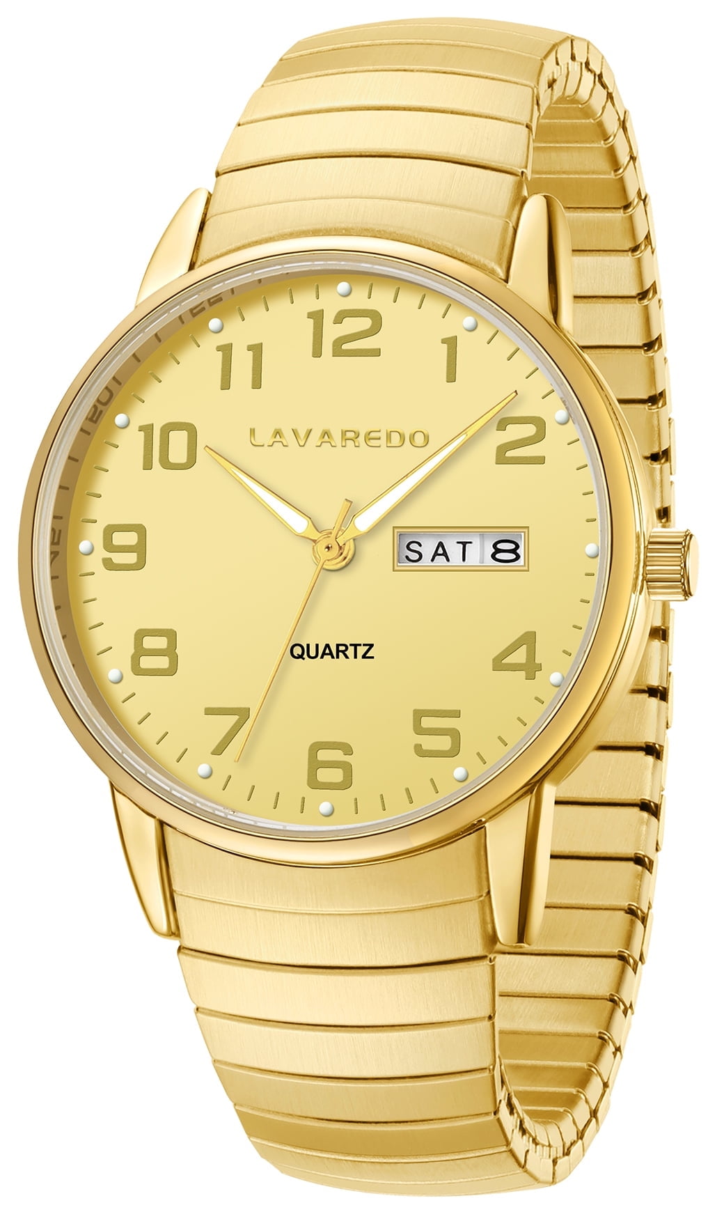Watches for Men Analog Quartz Watches with Stainless Steel Expansion ...