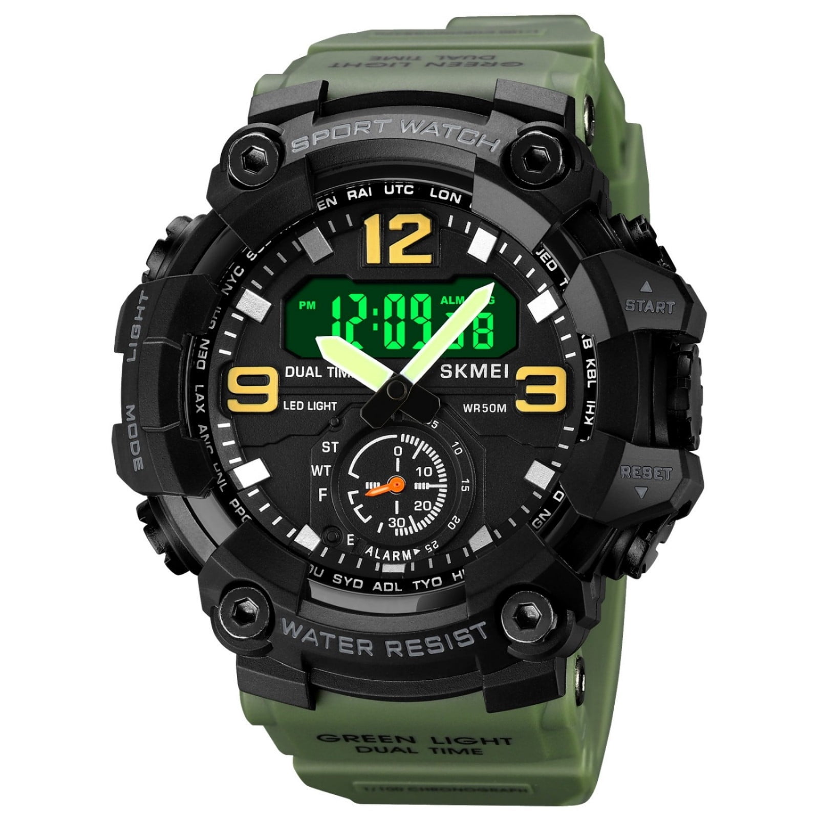 Watches for Men Men's Digital Watch, Sports Waterproof Military Watches ...