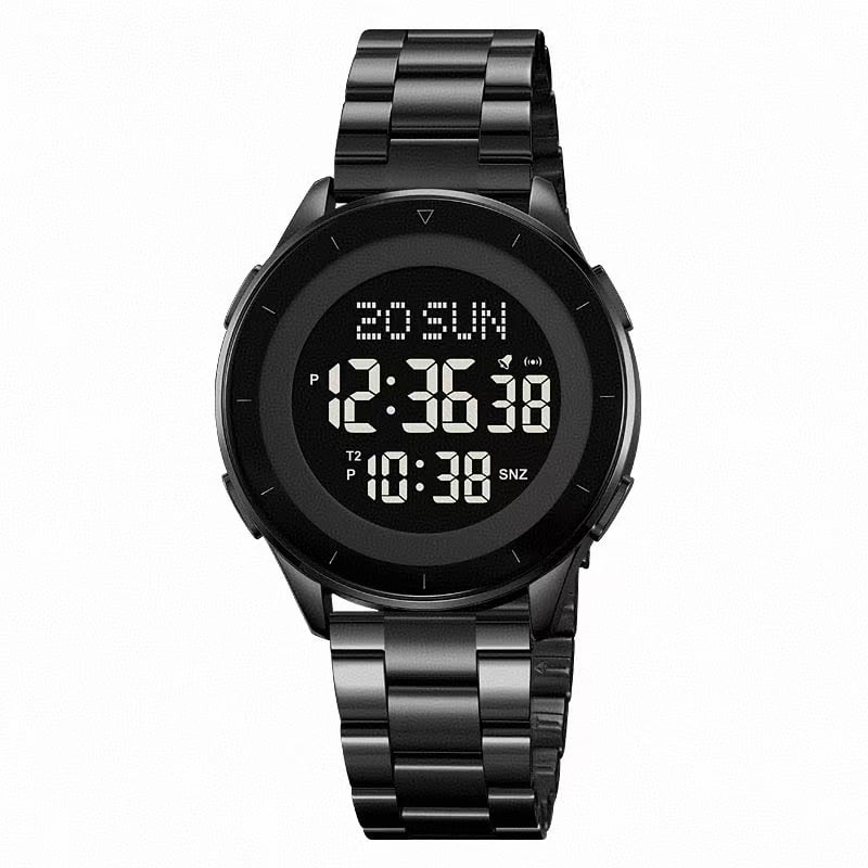 Watches for Men Multifunction Waterproof Watch Large-Screen LED Digital ...