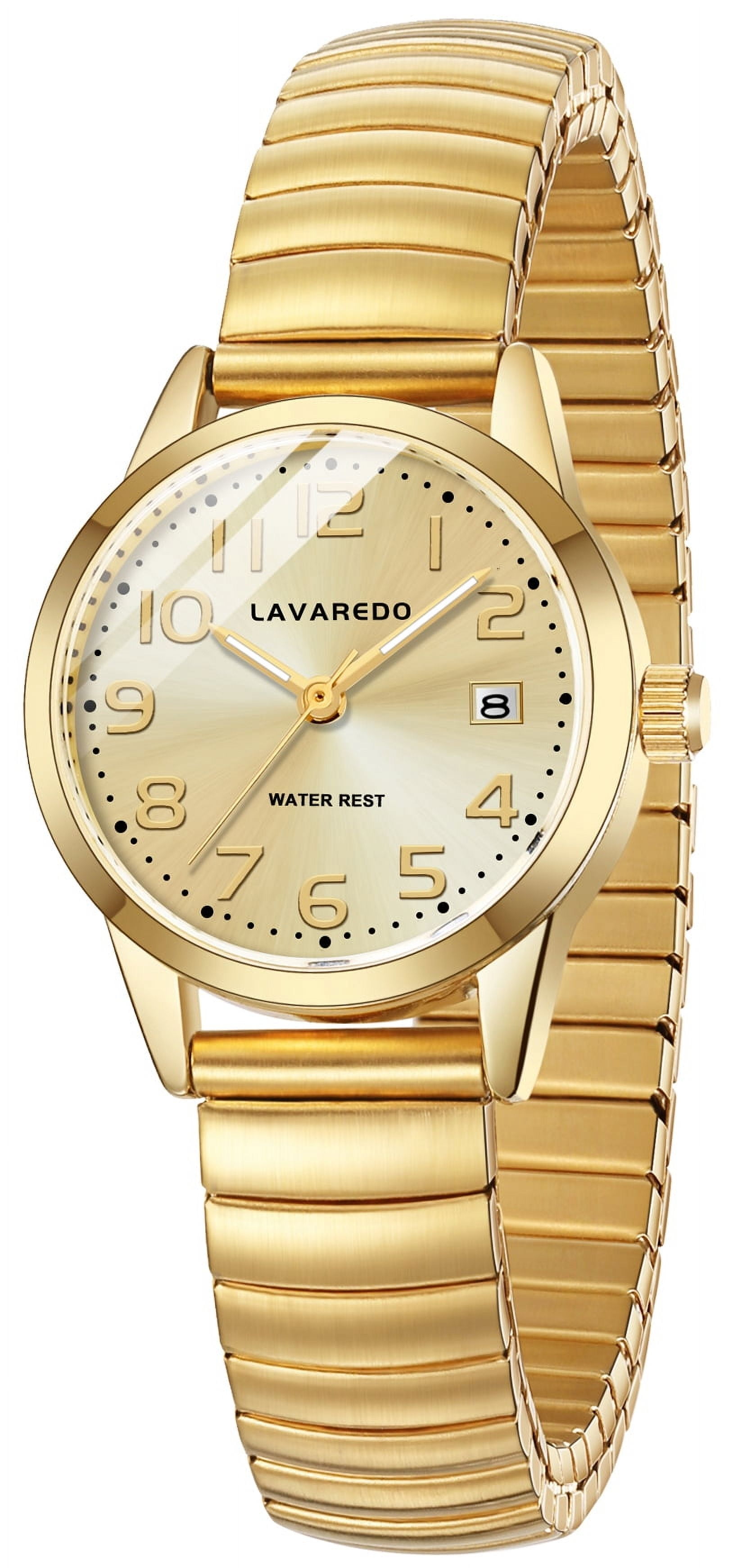 Alps Women Watches Waterproof Quartz Analog Wrist with Stainless Steel ...