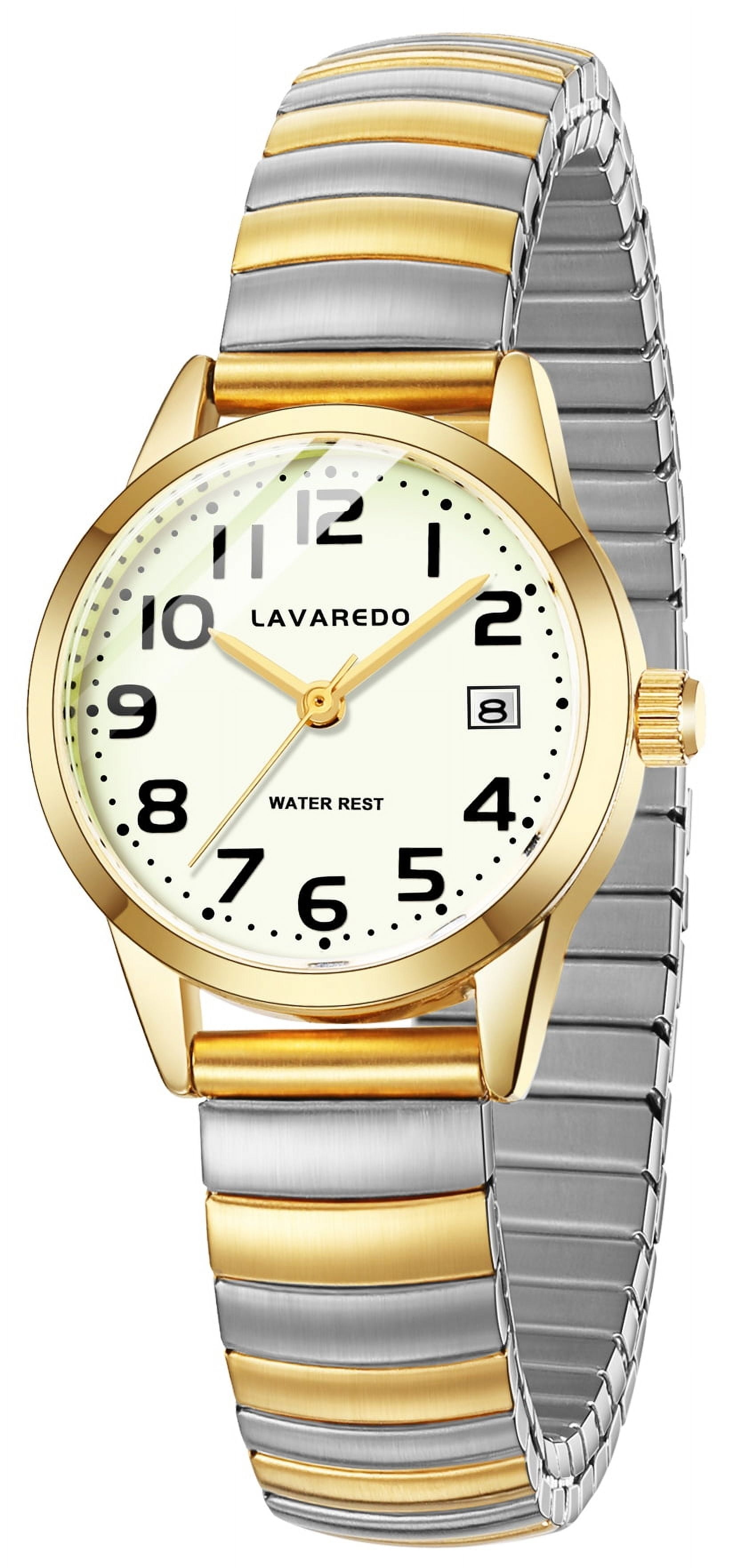 Watches for Women Easy Reader Analog Ladies Quartz Watches with ...