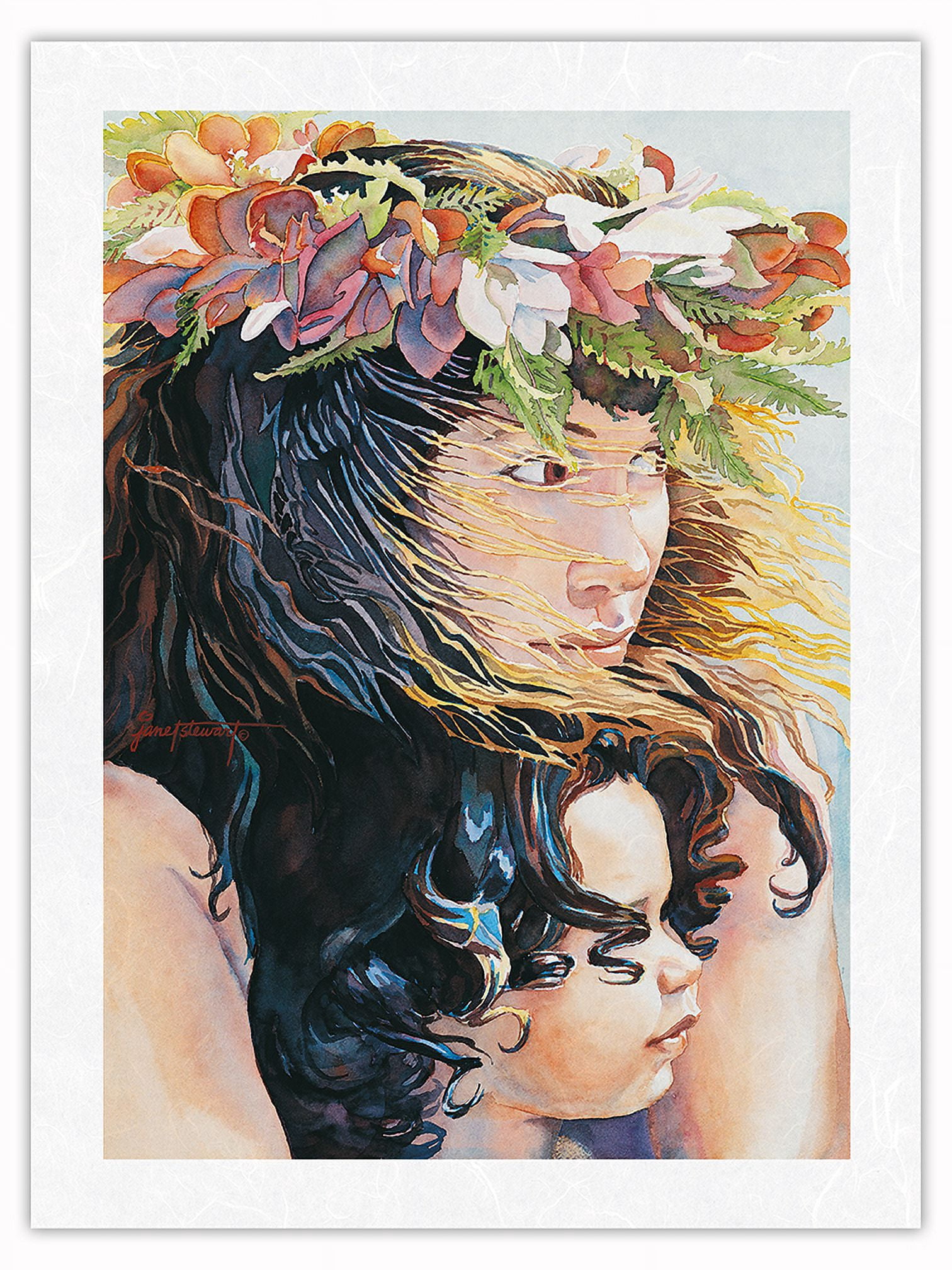 Watching the Hula (Ka Nānā ʻAna O Ka Hula) - Hawaiian Mother and Son ...