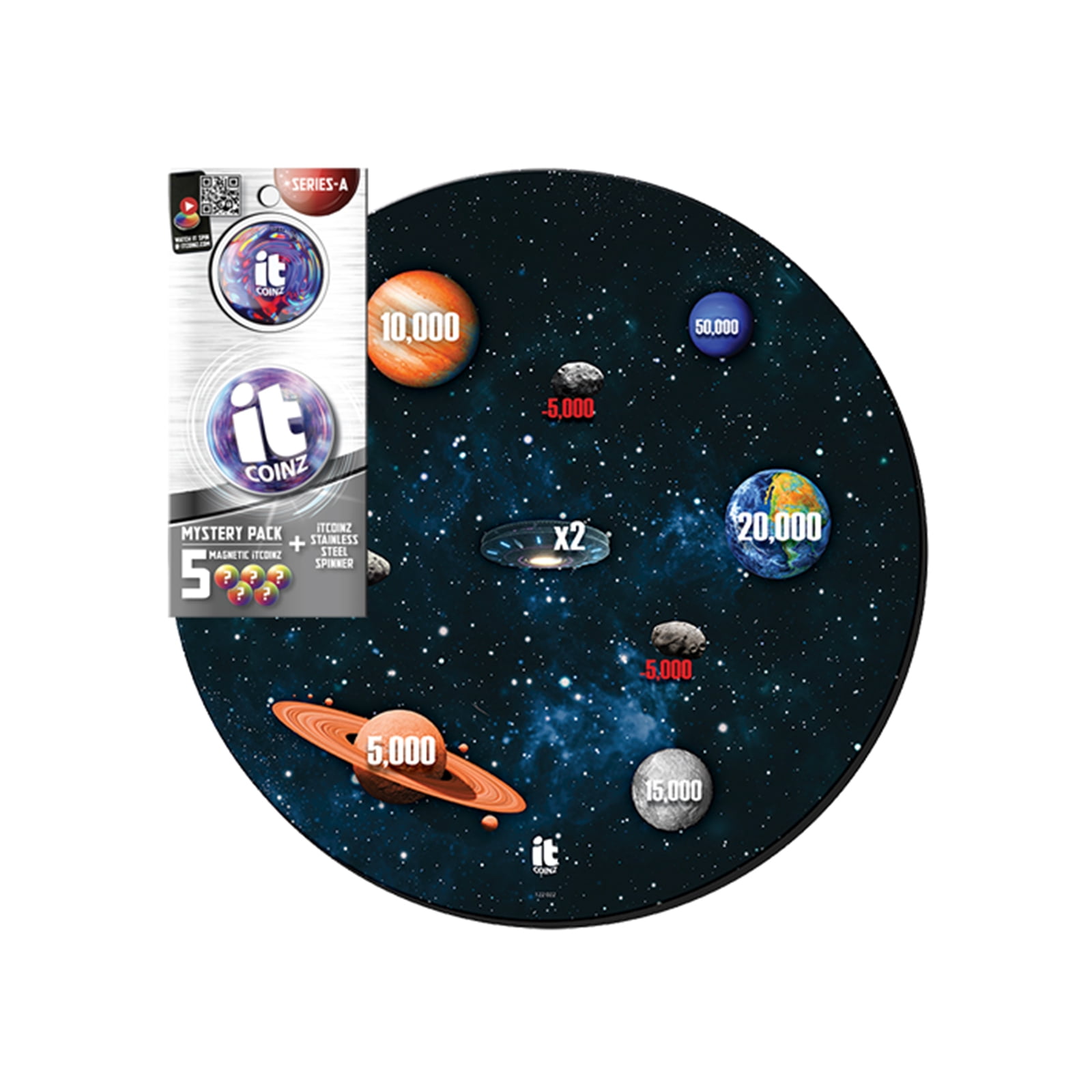 Watchitude itCoinz Planets Spinner And Dart Board Set - Walmart.com