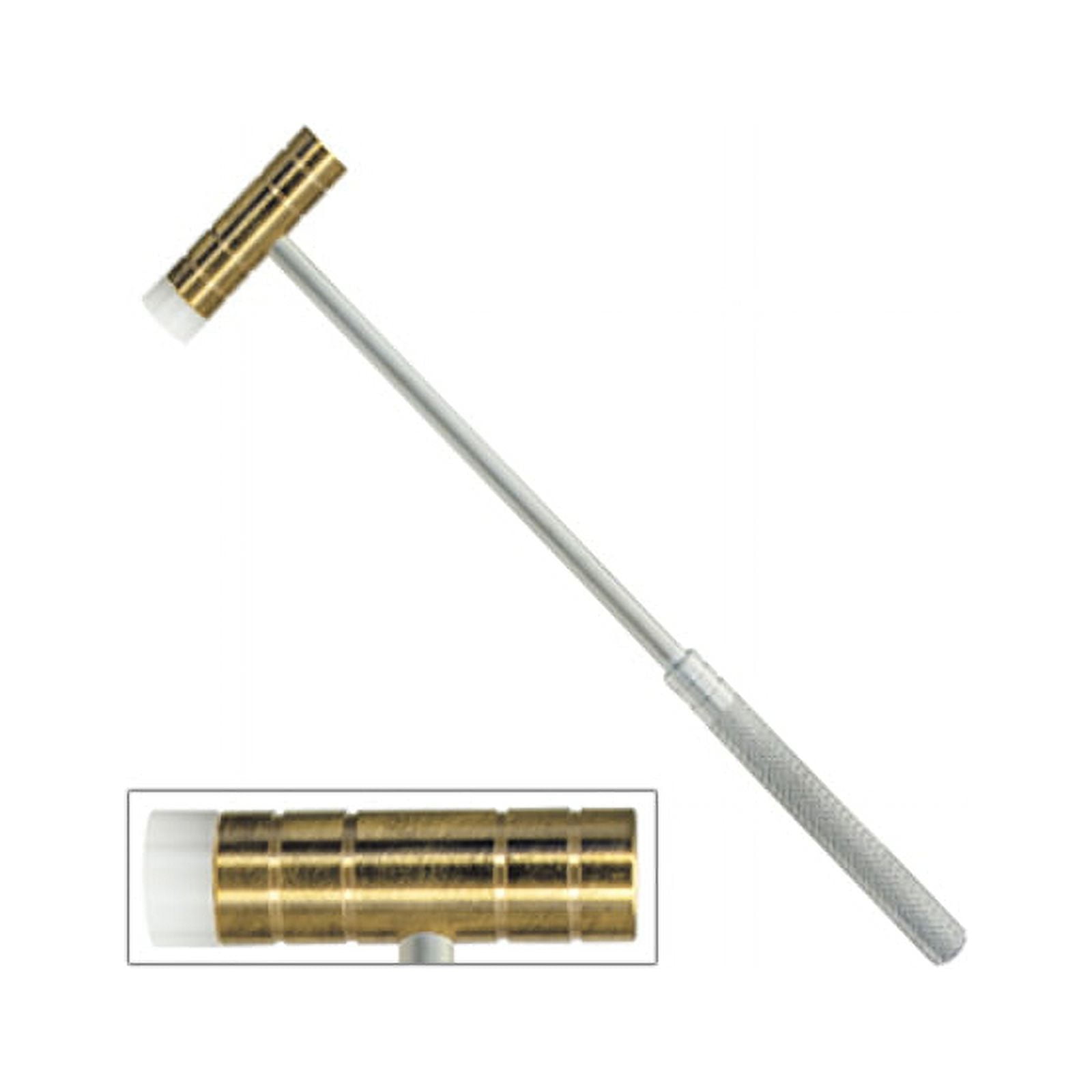 Watchmakers and goldsmiths combinated hammer in nylon and brass ...
