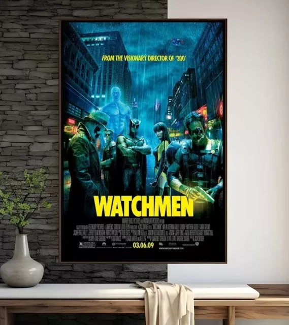 Watchmen Movie Poster, High Quality Print, Movie Art, Wall Decor, Film ...