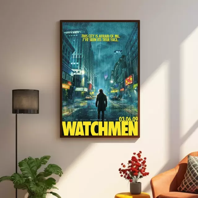 Watchmen Movie Poster, Watchmen Classic Superhero Movie Poster, Classic ...